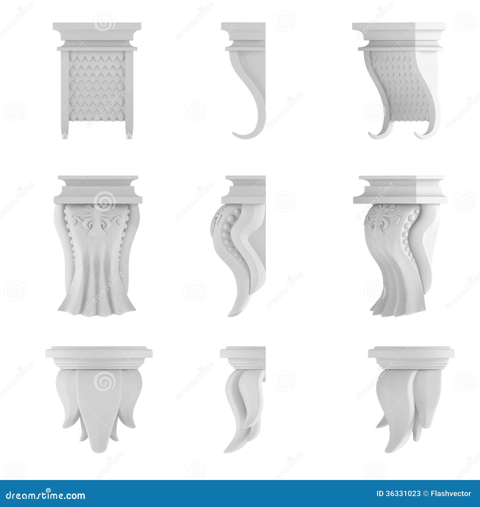 Classic Column On Pedestal Stock Image | CartoonDealer.com #21724003