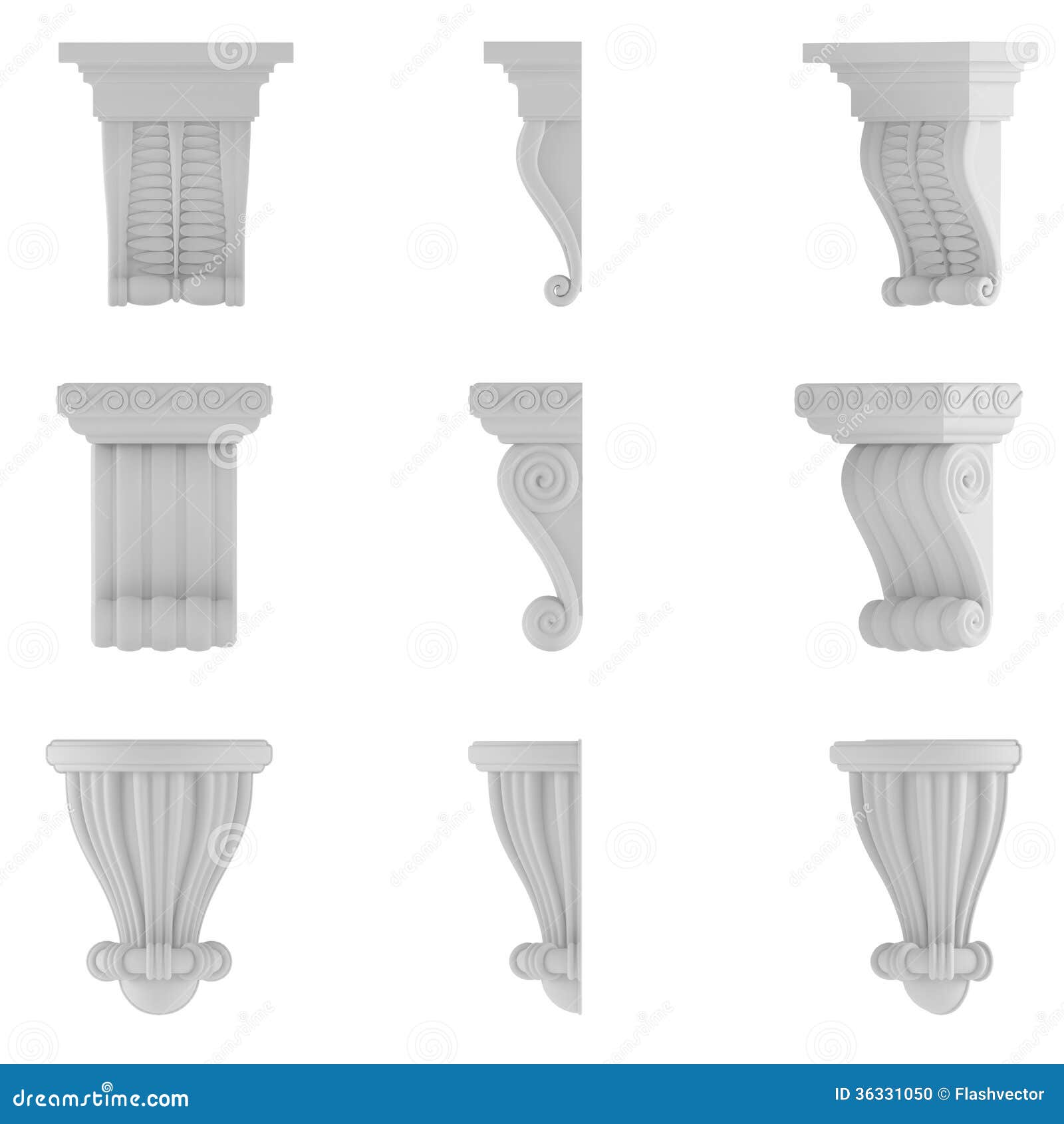 Classic Column & Arch Frame Stock Photography | CartoonDealer.com #2733950
