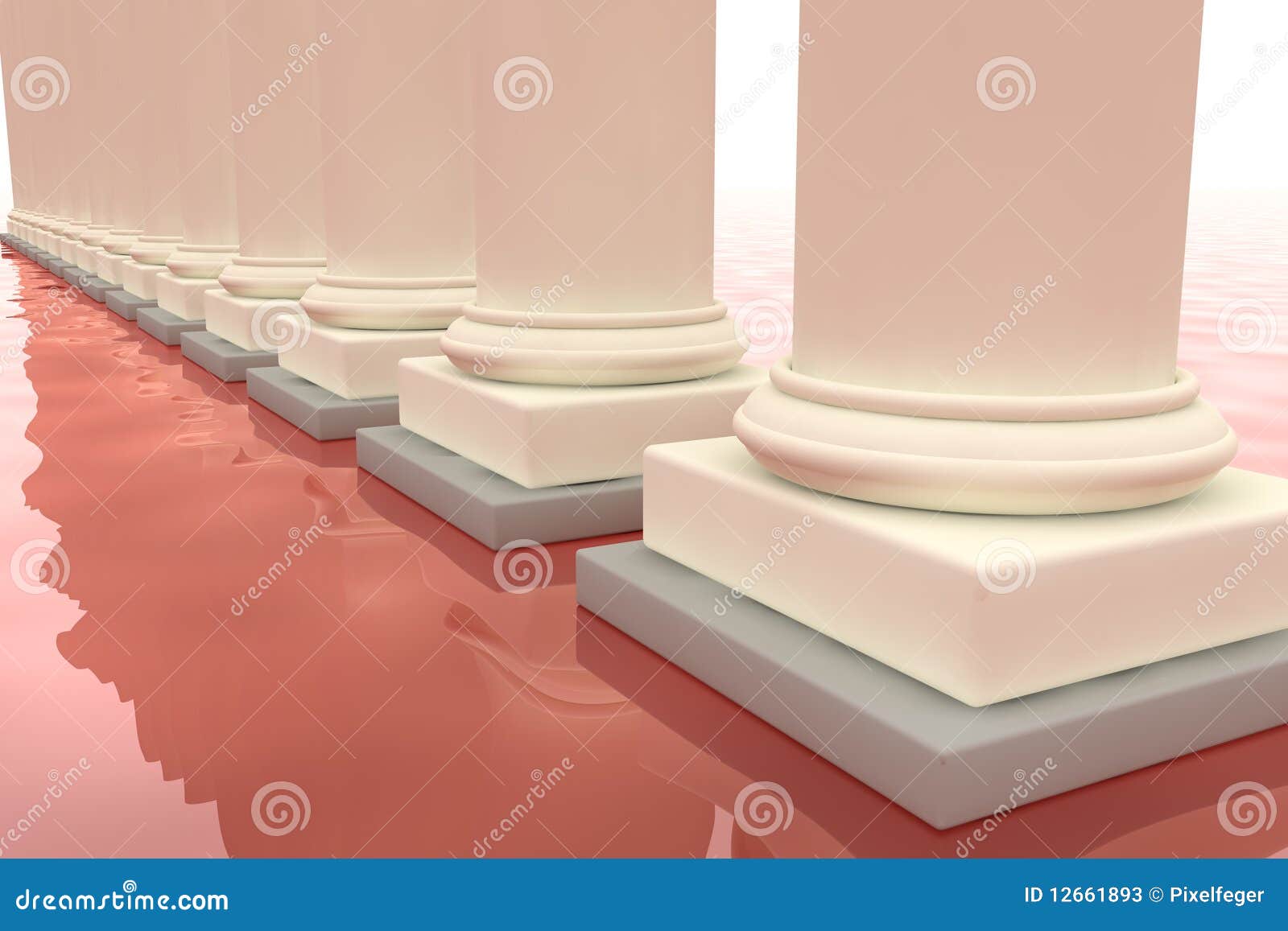 Classic Columns Vector Drawing | CartoonDealer.com #23627737