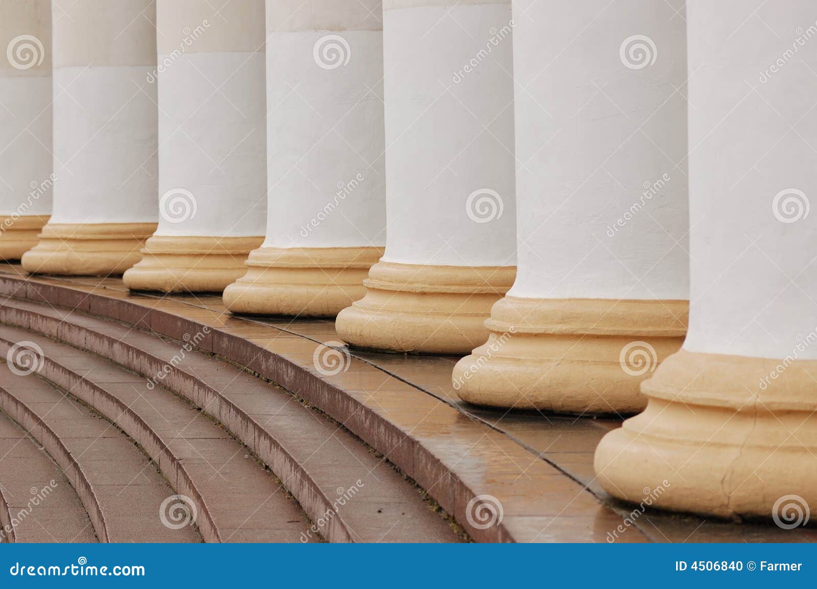 Classic columns stock photo. Image of background, university - 4506840