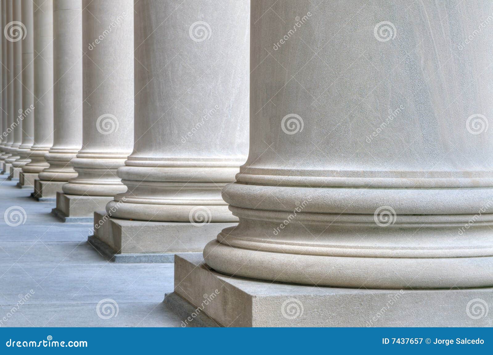 Classic columns stock image. Image of college, foundation - 7437657