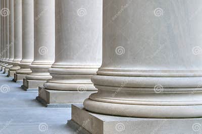 Classic columns stock image. Image of college, foundation - 7437657