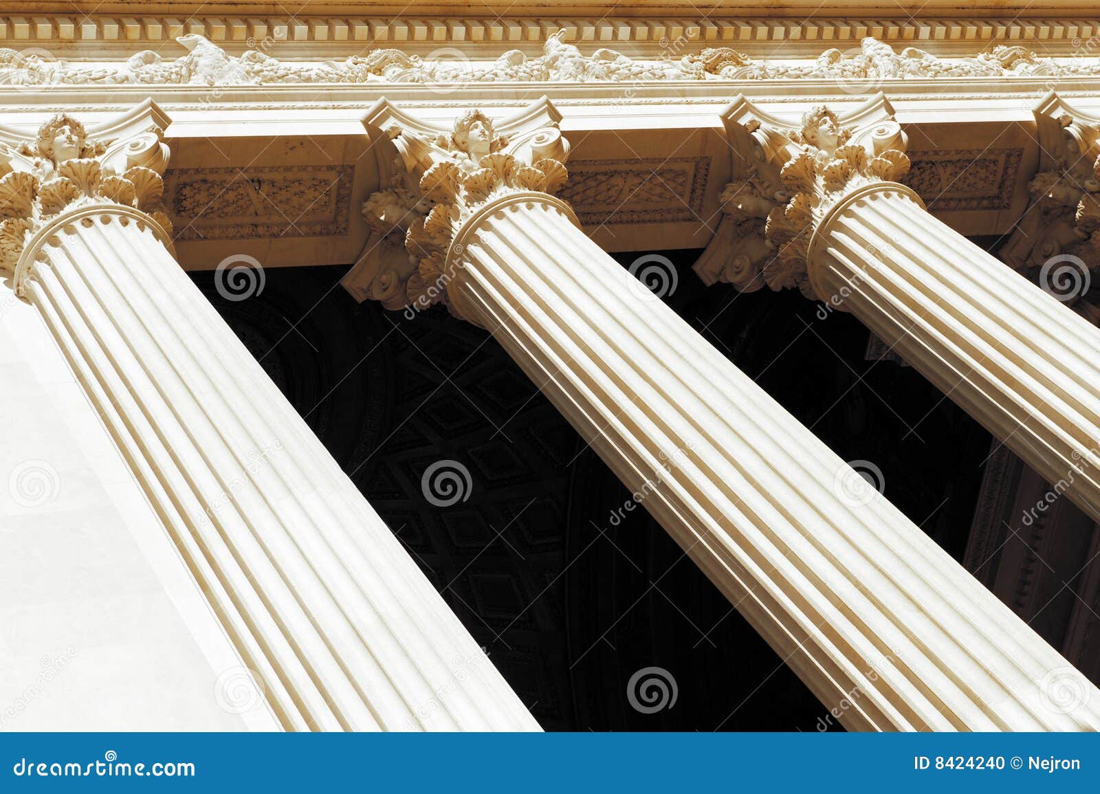 Classic columns stock photo. Image of marble, place, deco - 8424240