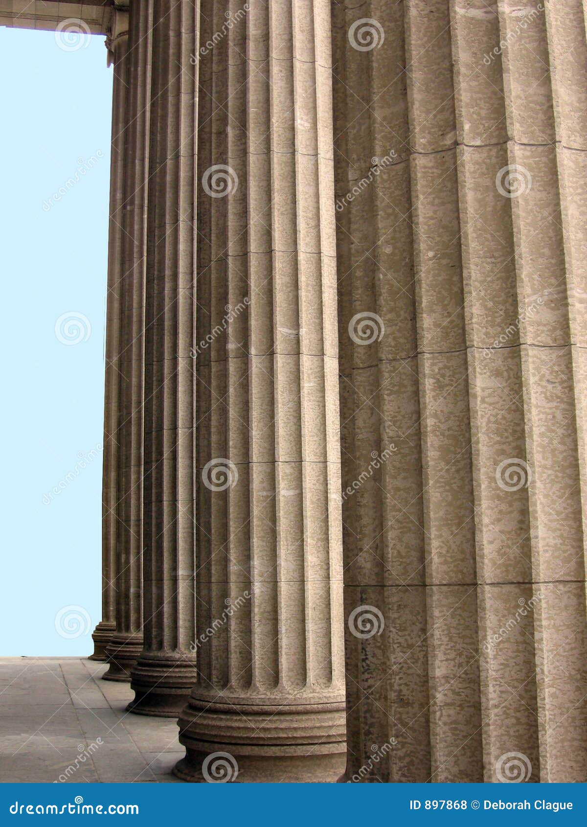 Classic Columns stock photo. Image of governmental, column - 897868