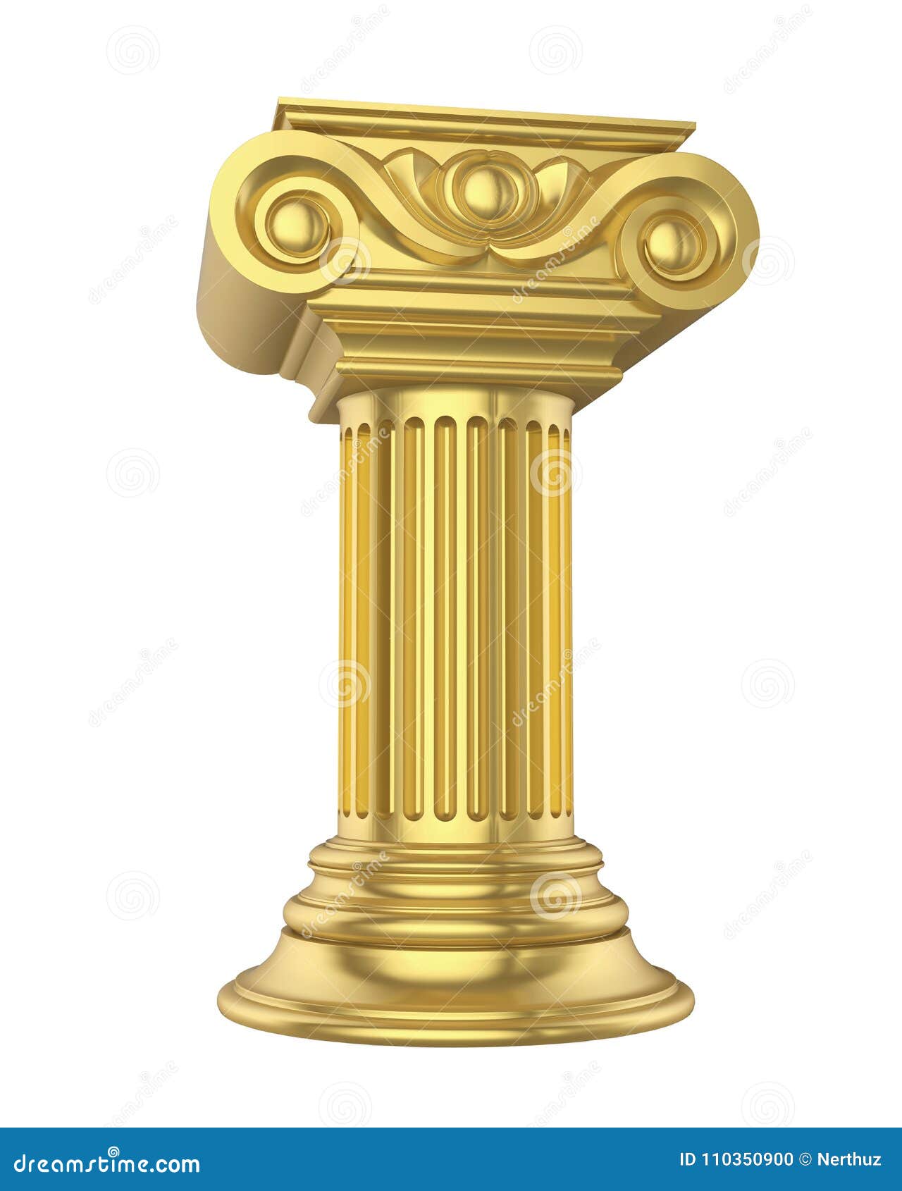 Classic Columns Isolated stock illustration. Illustration of column ...