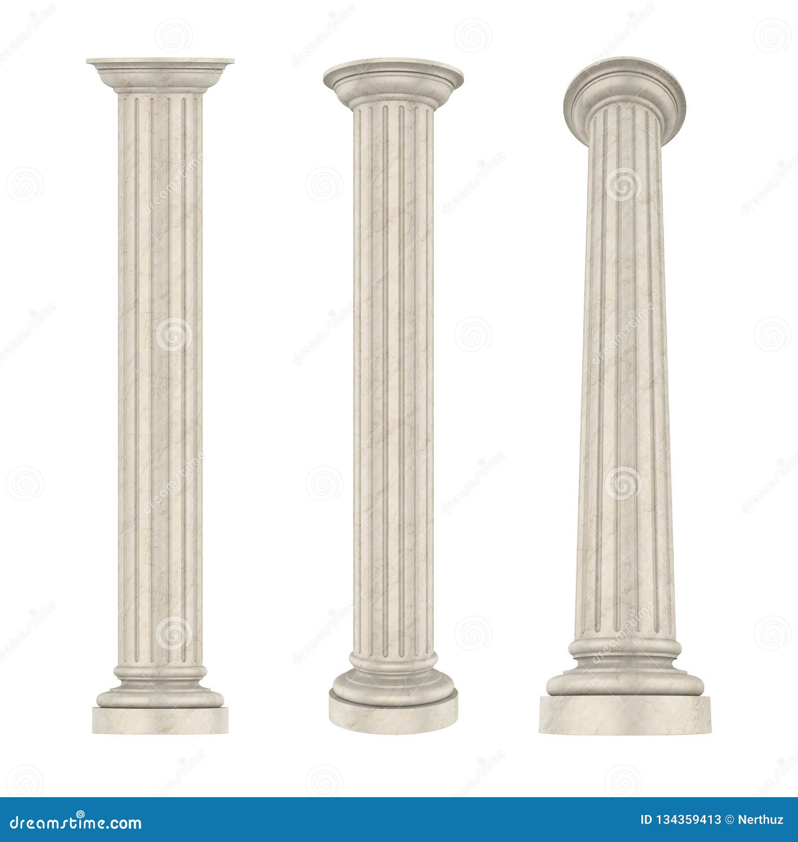 Classic Columns Isolated stock illustration. Illustration of background ...