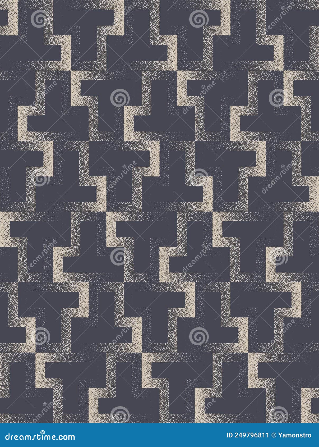 Classic Constructor Linear Seamless Pattern Vector Geometric Abstract ...