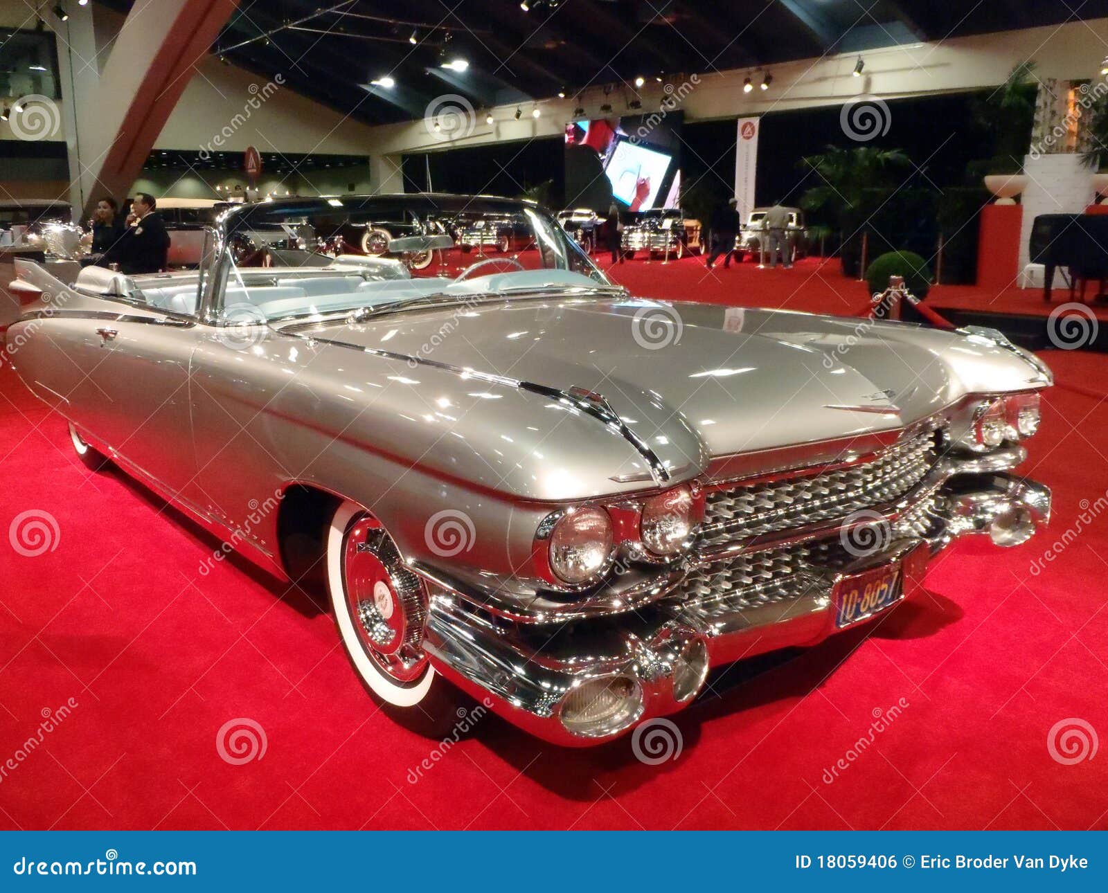 Classic Convertible Cadillac Car Shines Editorial Photo - Image of ...