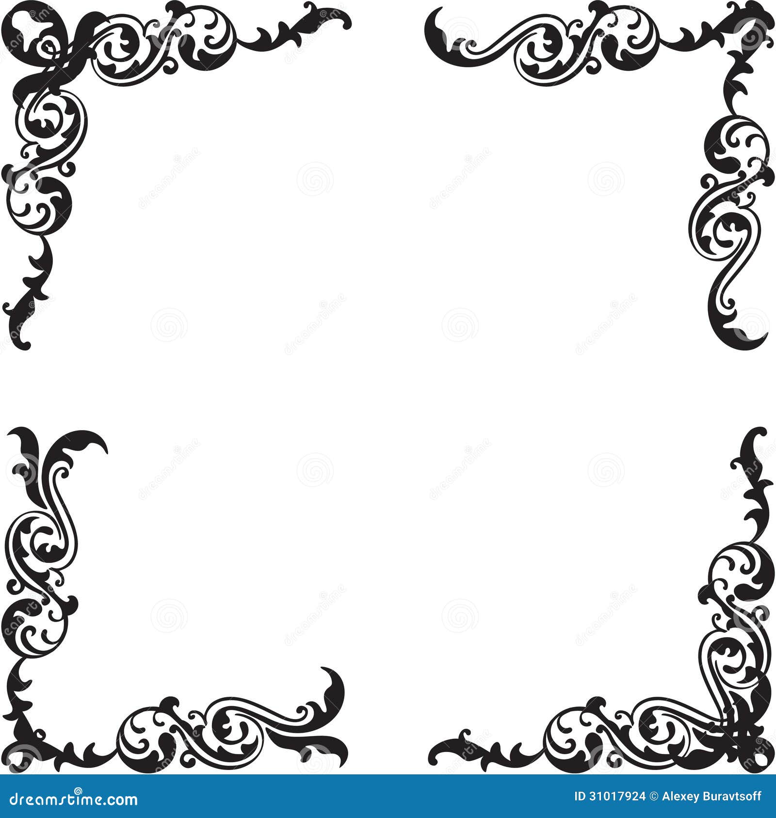 Classic corner set stock vector. Illustration of angle - 31017924