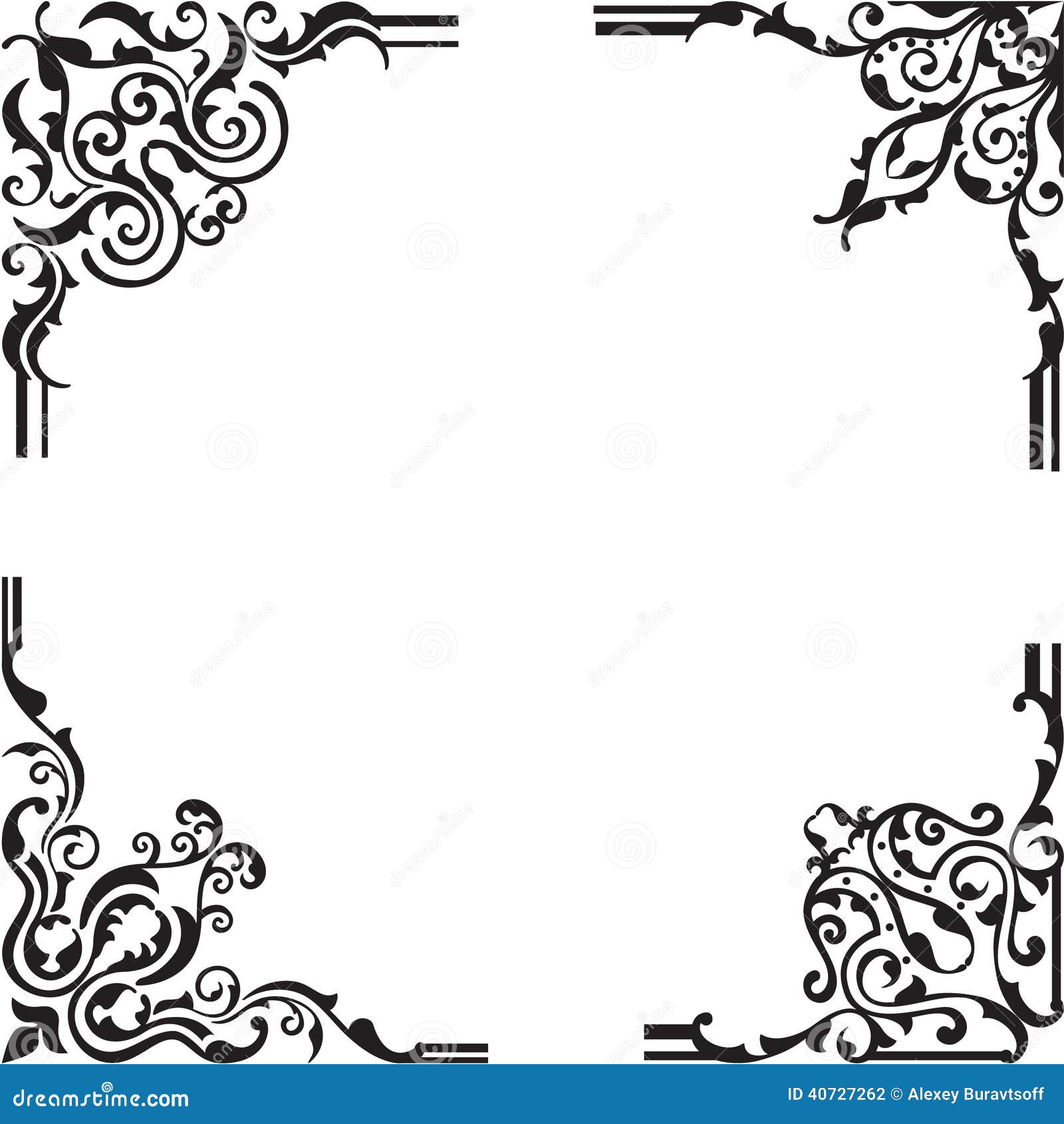 Classic corner set stock illustration. Illustration of renaissance ...