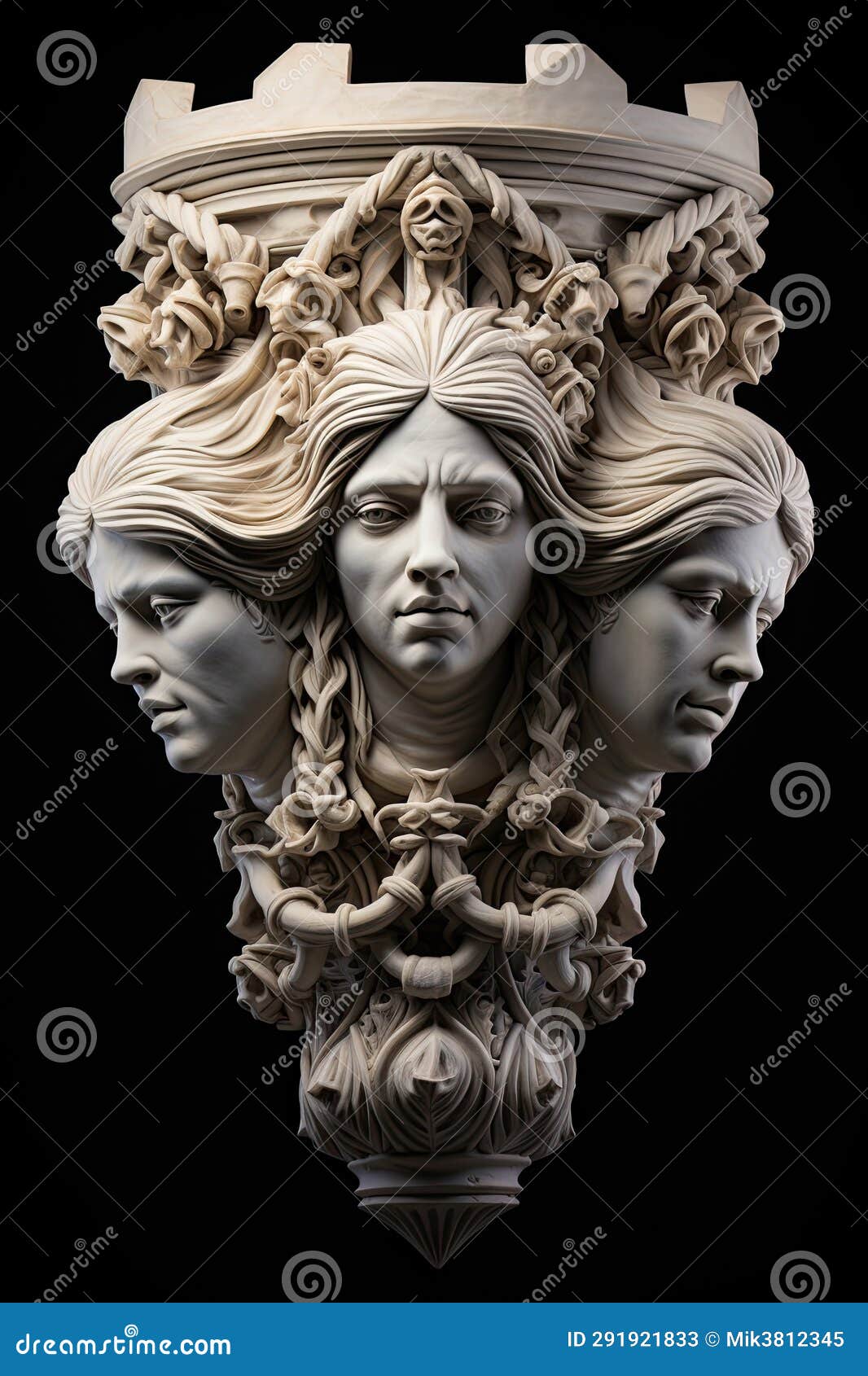 Classic Cornice with Details. Stock Illustration - Illustration of ...