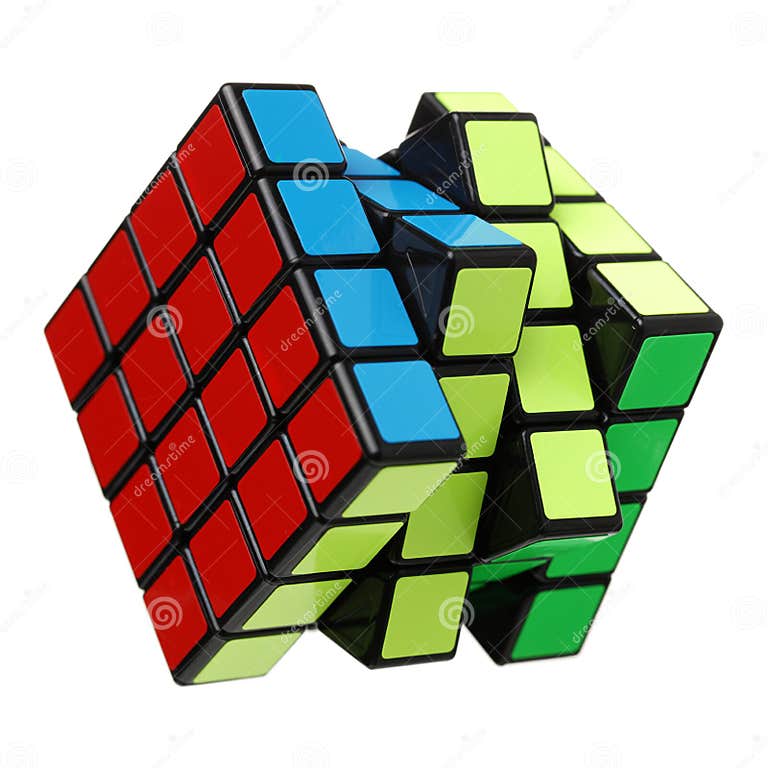 Classic Cube on White Background Editorial Photo - Image of classic ...