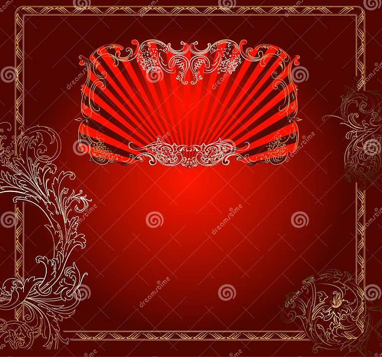 Classic Design Background stock vector. Illustration of heraldry - 4879582