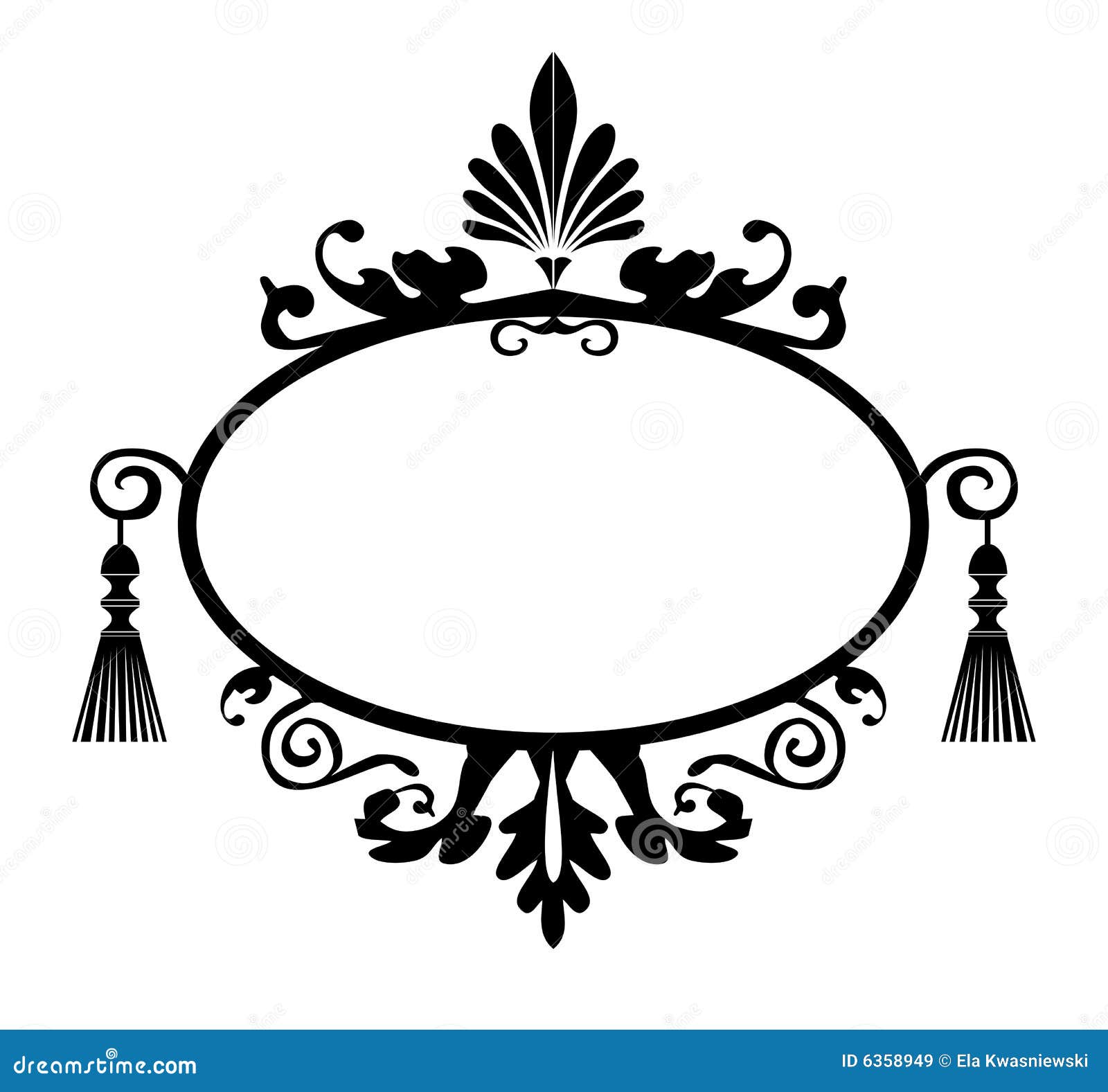 Classic design element stock vector. Illustration of leaf - 6358949