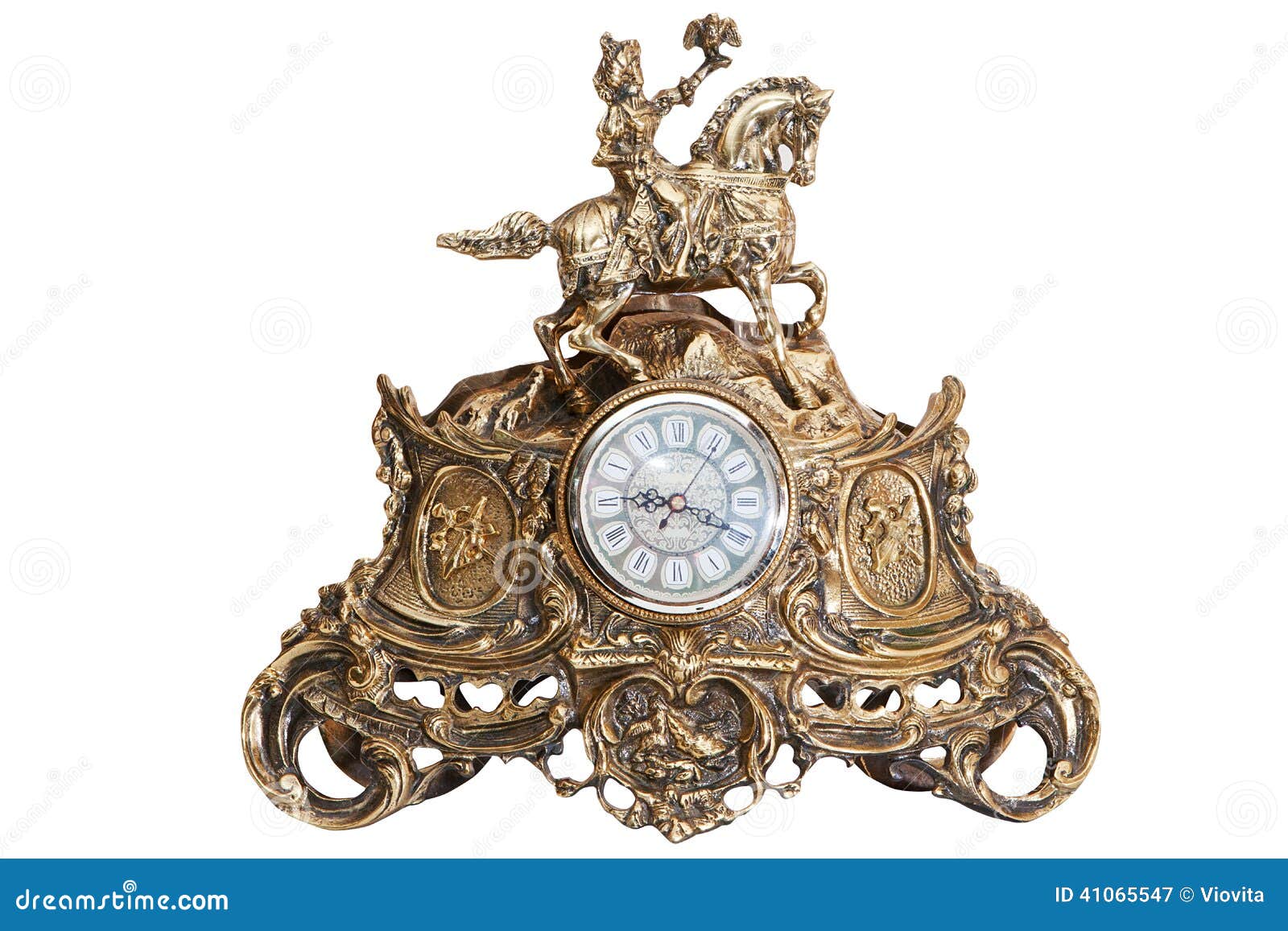 Classic desktop clock stock image. Image of cutout, hamdmade - 41065547