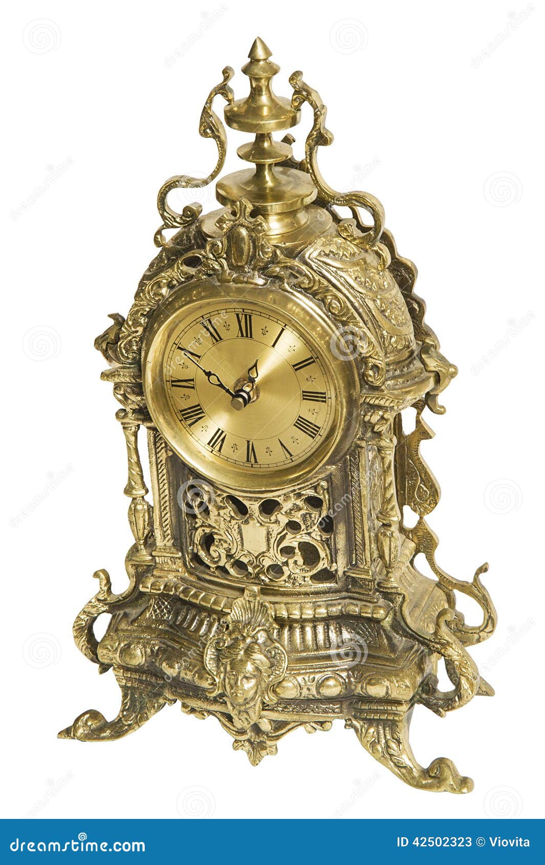 Classic desktop clock stock image. Image of object, present - 42502323