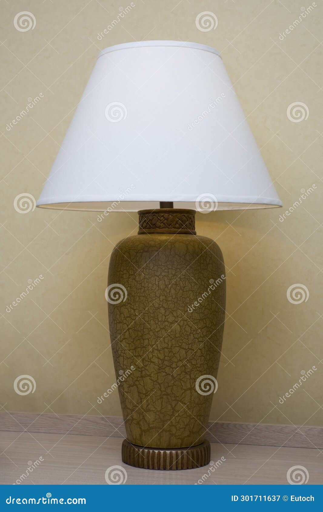 Desktop Lamp stock image. Image of cloth, brass, dark - 301711637