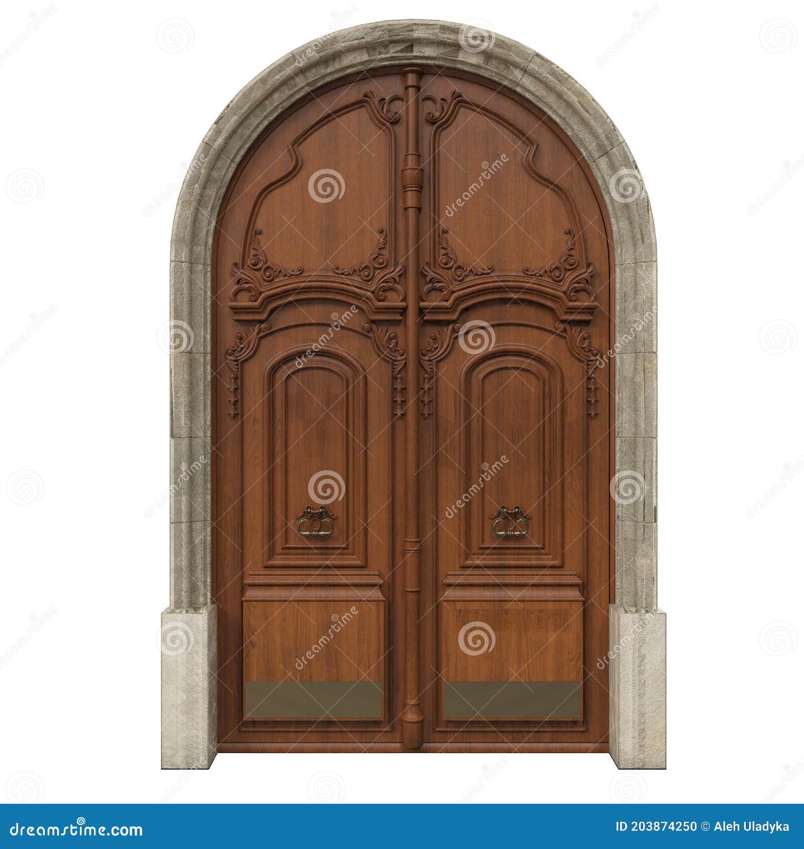 Classic door stock photo. Image of door, decoration - 203874250