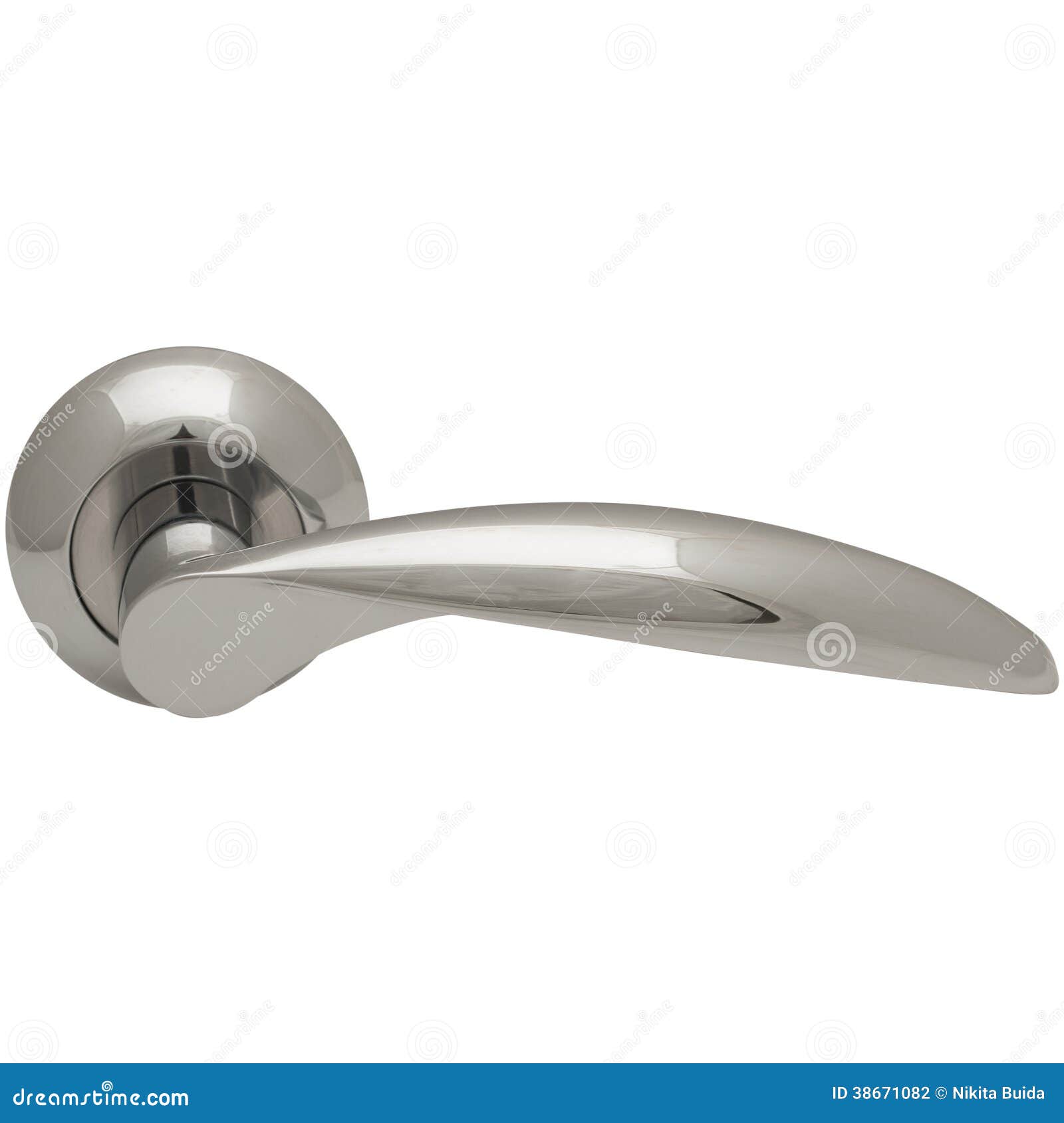 Classic Door Handle Side View Stock Photo - Image of modern, profile ...