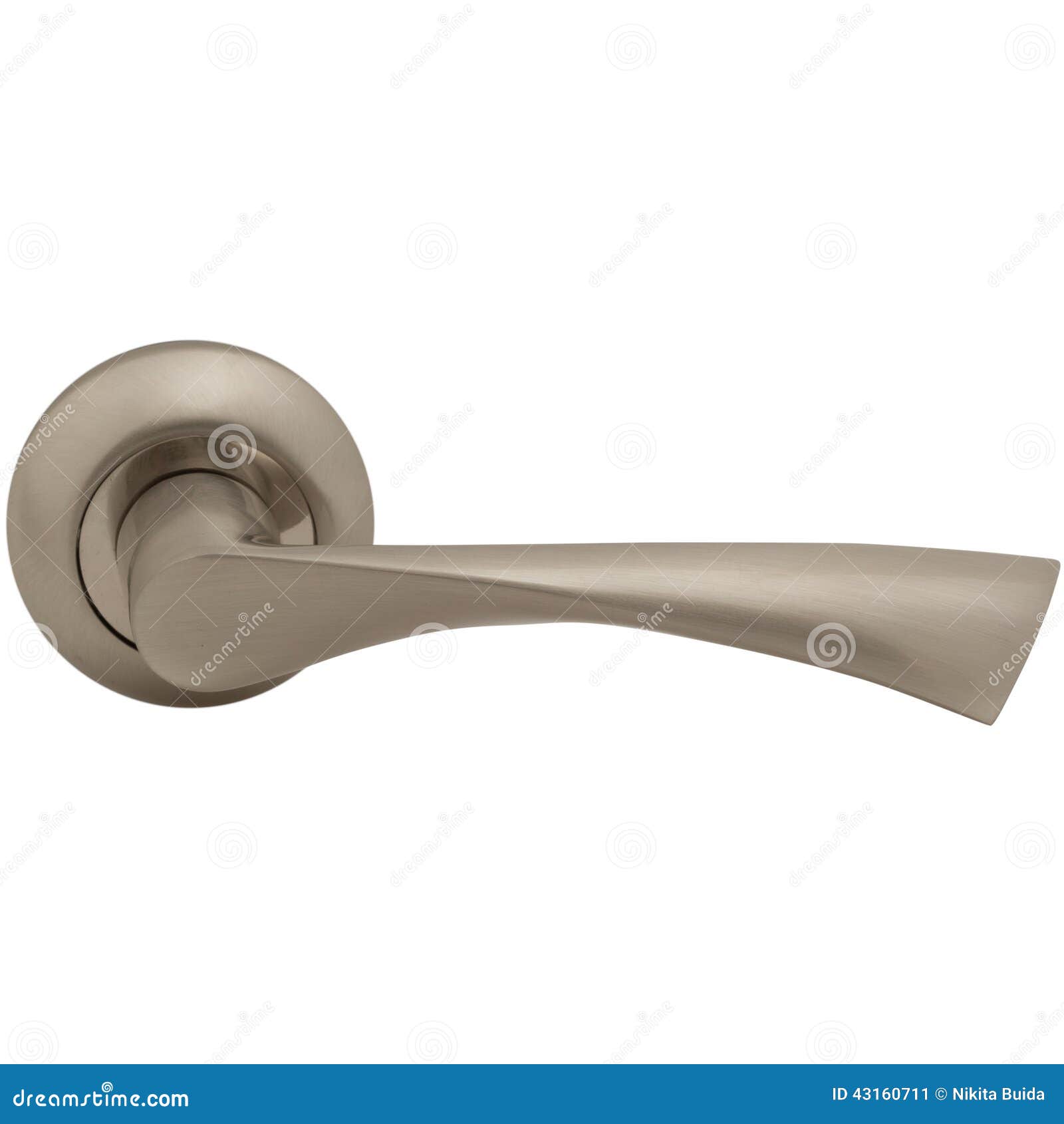 Classic Door Handle Side View Stock Image - Image of design, handle ...