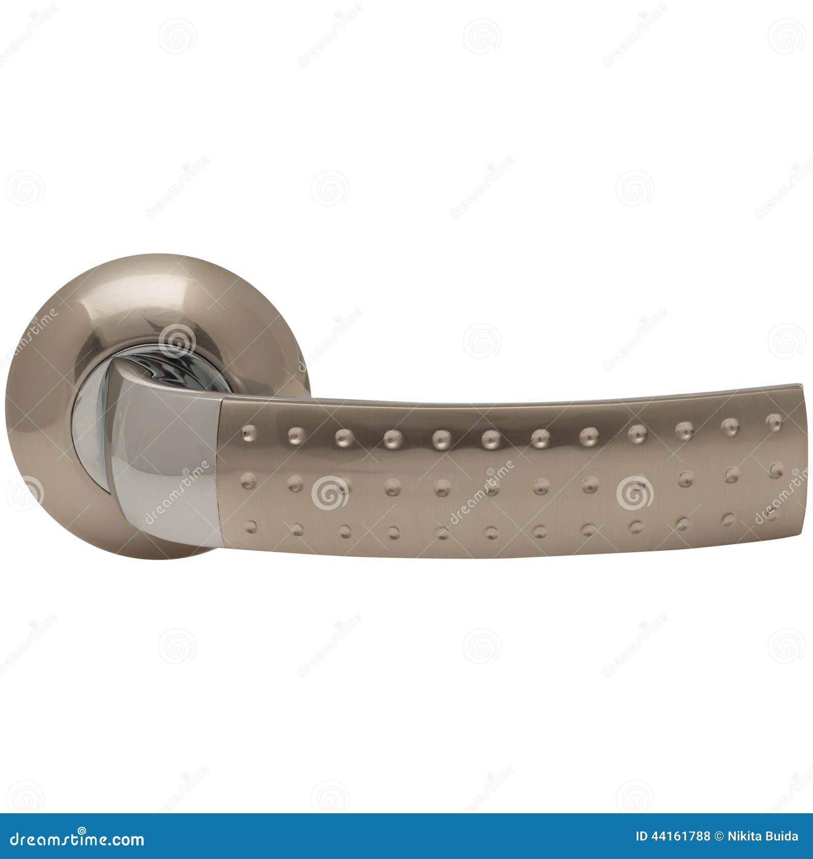 Classic Door Handle Side View Stock Photo - Image of metal, element ...