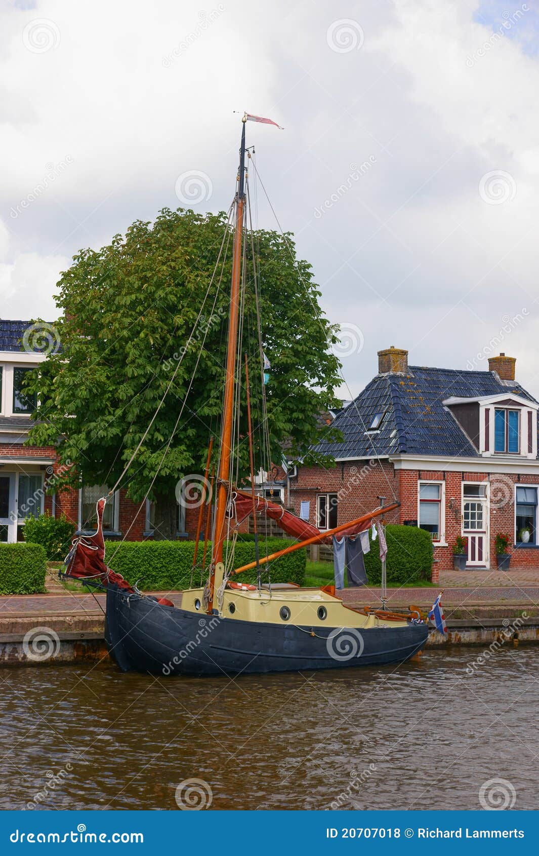 Classic dutch sailship stock photo. Image of europe, sail - 20707018