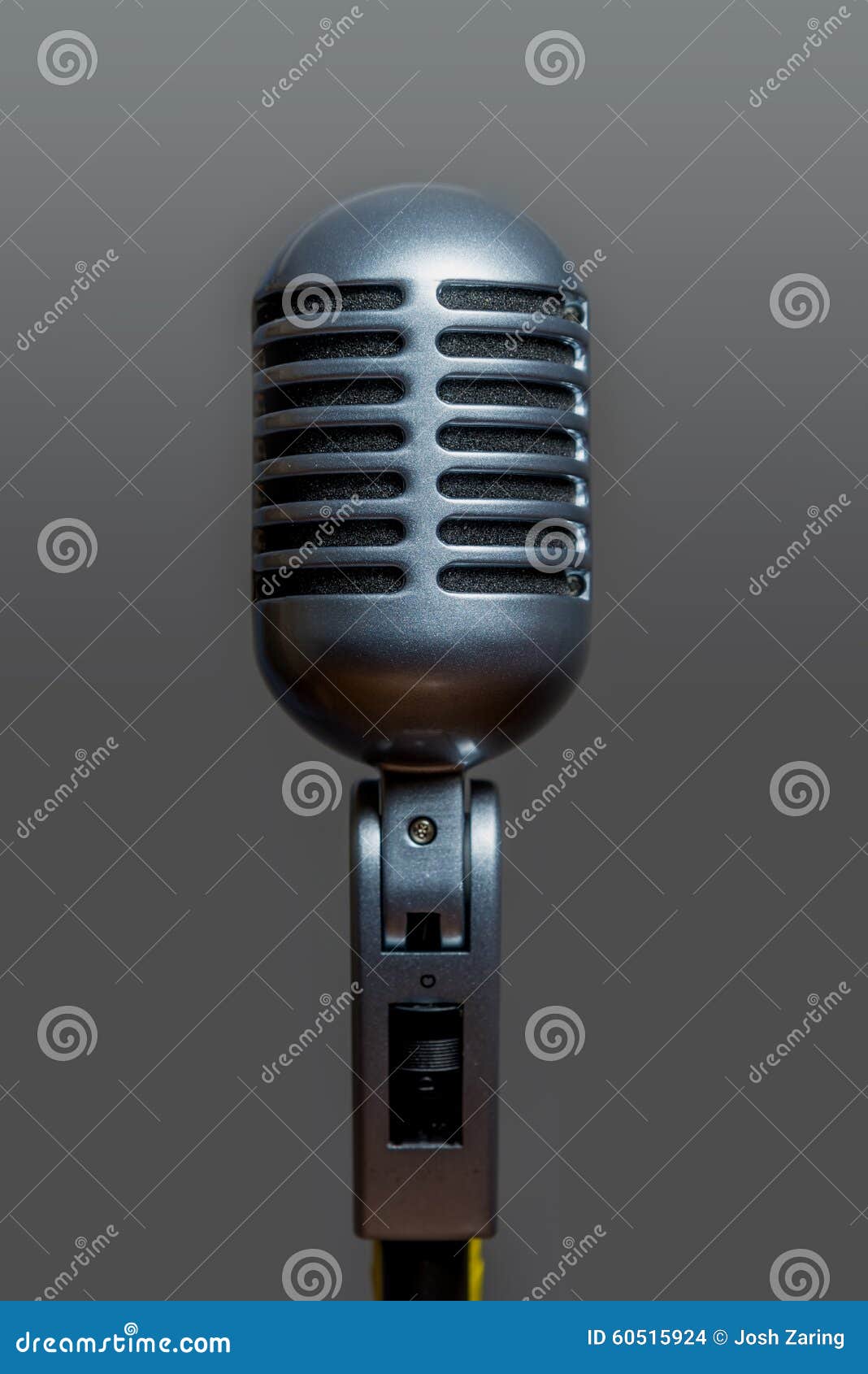 Classic Dynamic Vocal Microphone Metallic Silver Stock Photo - Image of ...