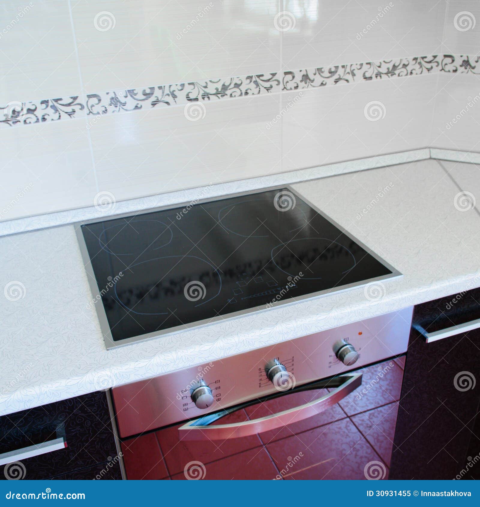 Classic electric hob stock image. Image of appliance - 30931455