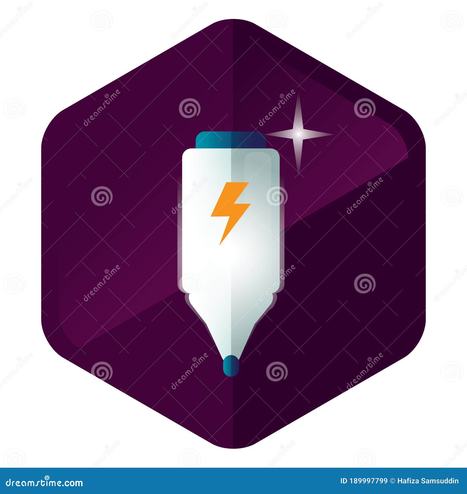 Classic Electrical Fuse. Vector Illustration Decorative Design Stock ...