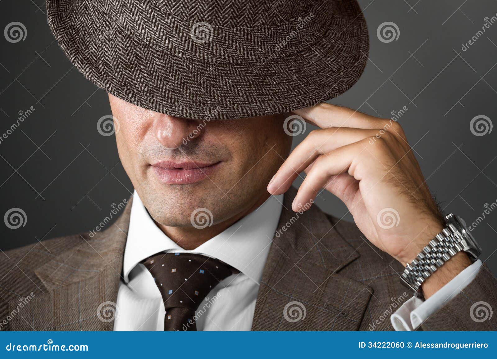 Classic elegant man stock photo. Image of chic, lifestyle - 34222060