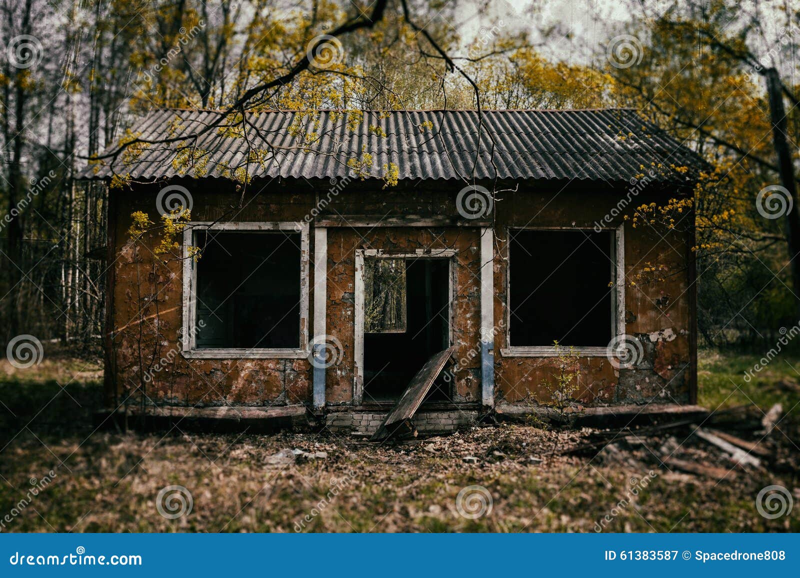 Classic Evil Dead Zombie House Stock Image - Image of cabin, scary ...