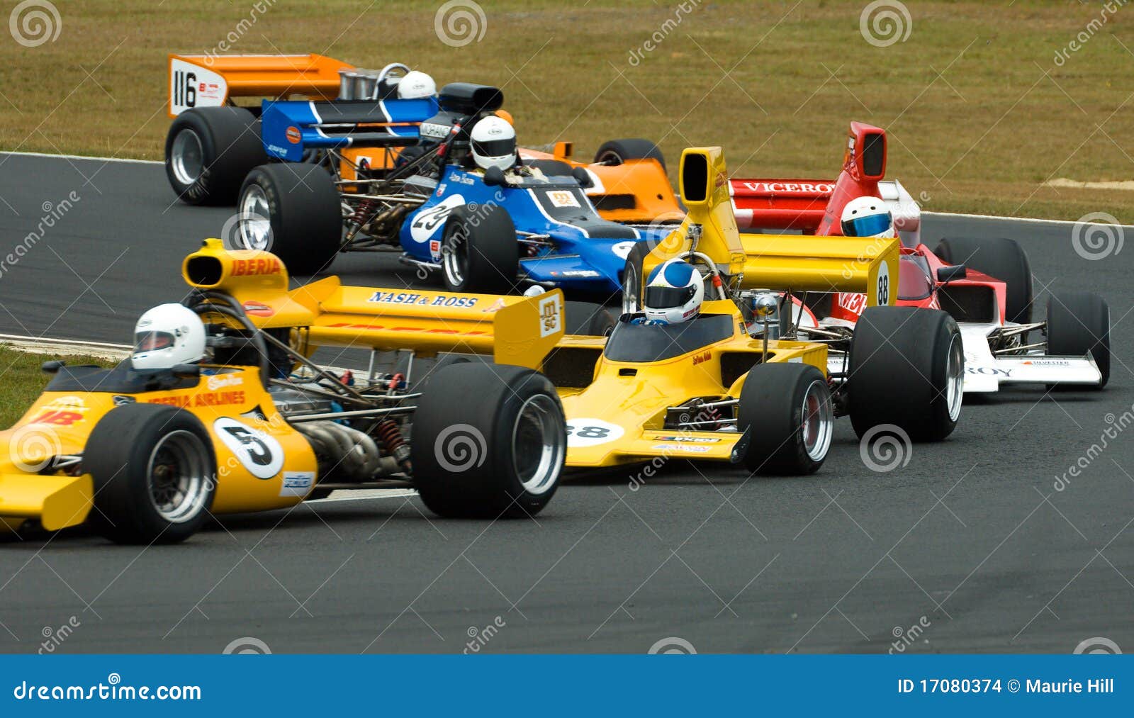 Chevron Formula One Racing Car At Speed Editorial Image | CartoonDealer ...