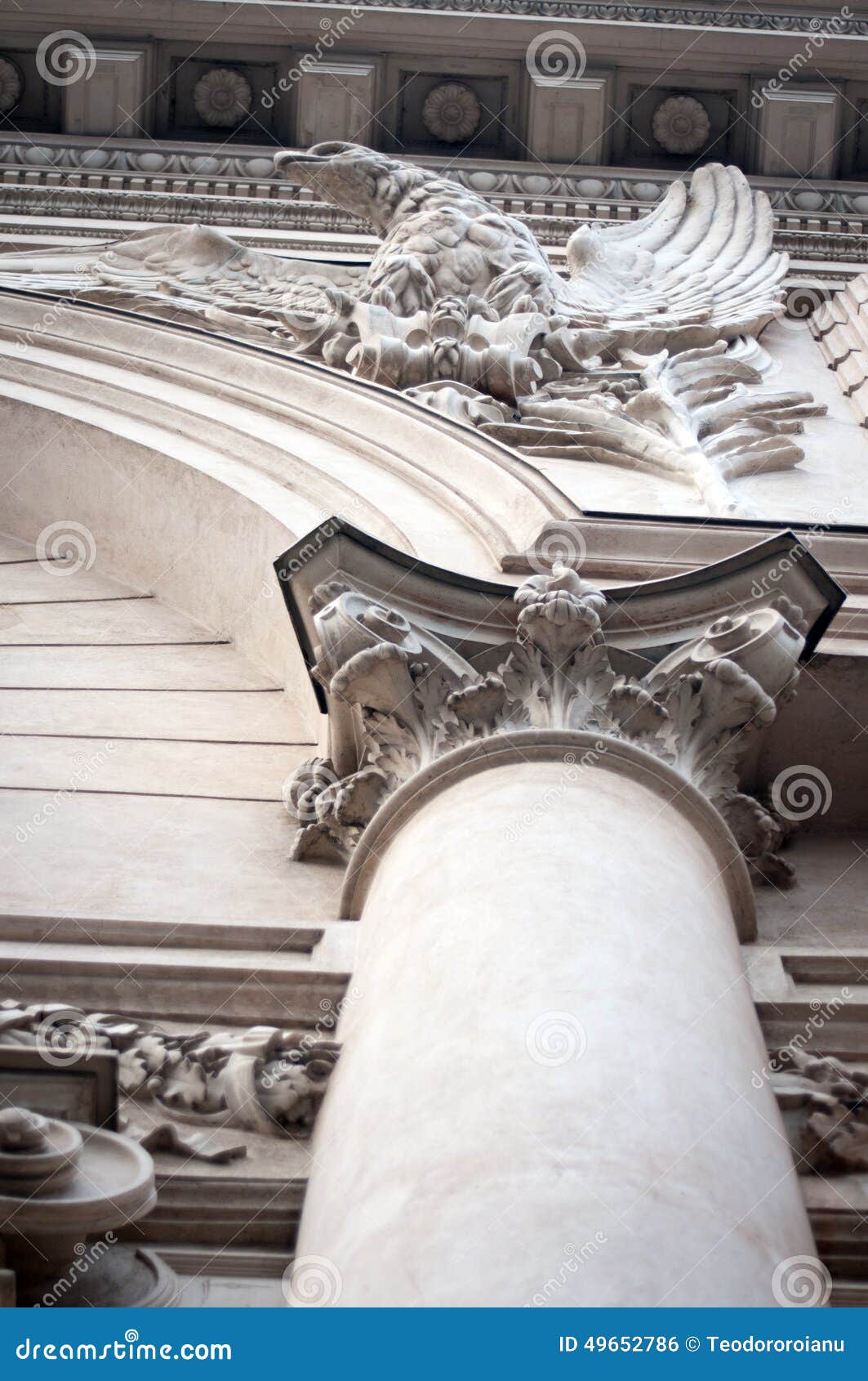 Classic facade design stock photo. Image of order, roman - 49652786