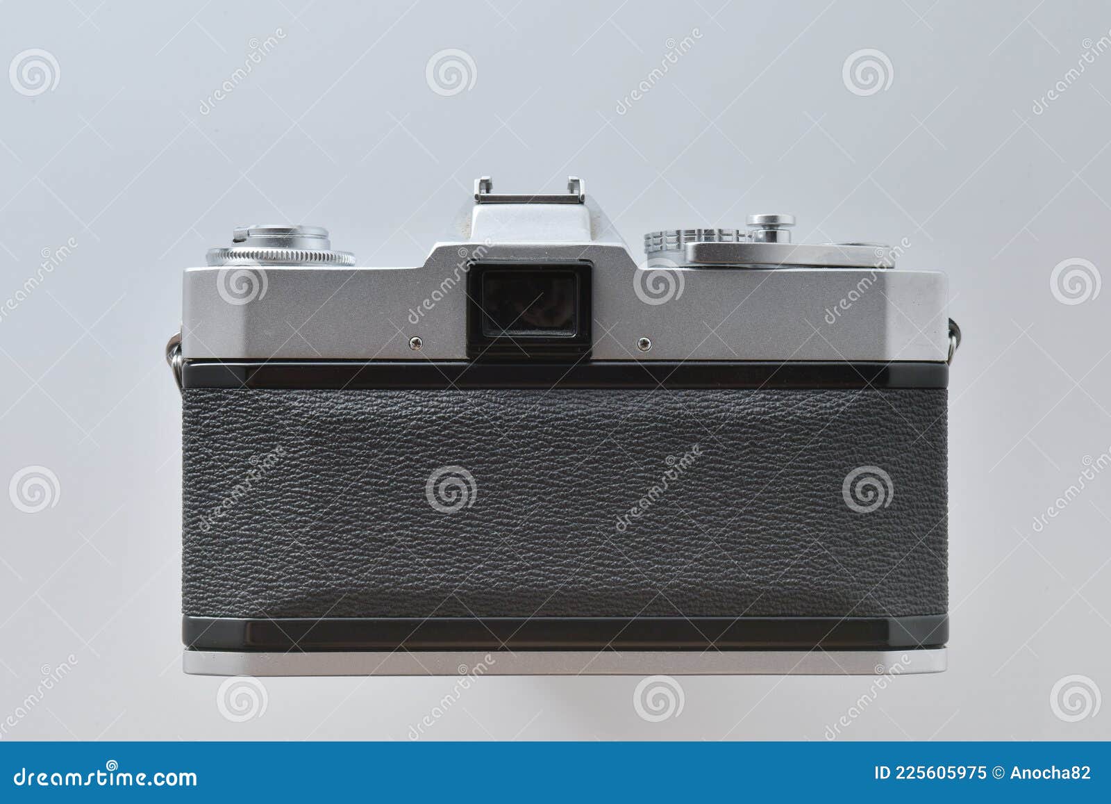 Classic Film Camera on White Background Stock Image - Image of object ...