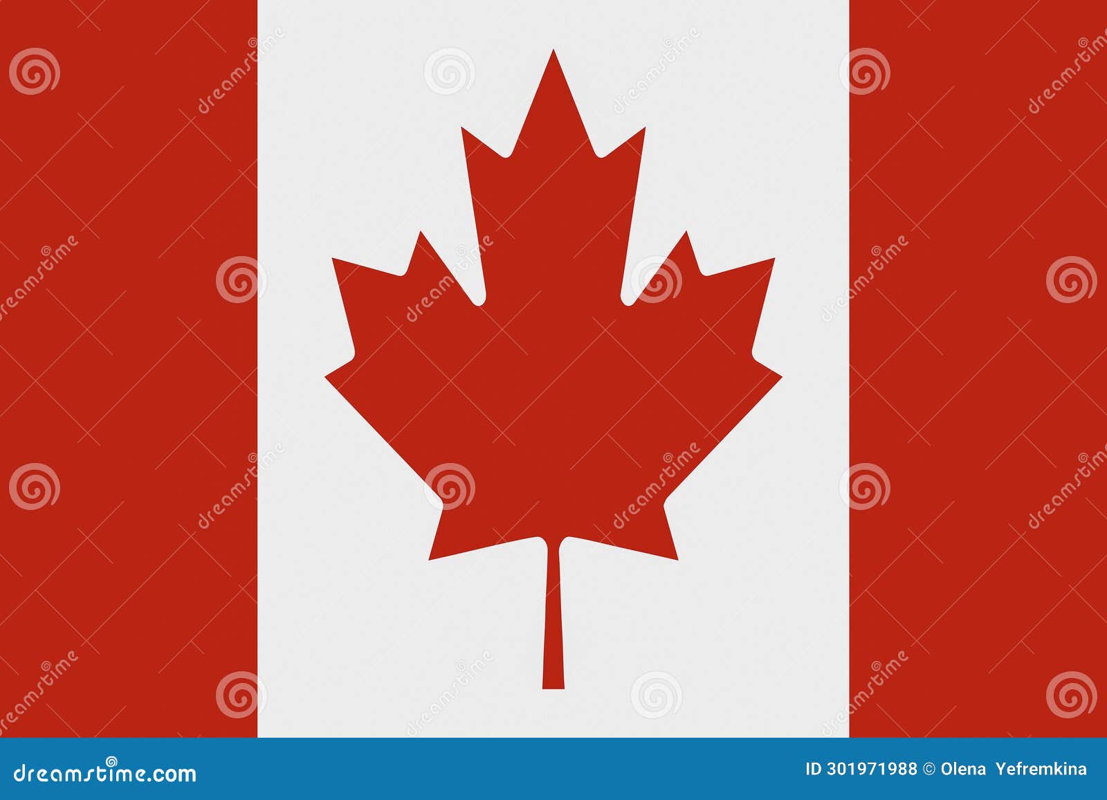 Classic Flag of Canada, Canvas, Icon, Emblem. Stock Illustration ...