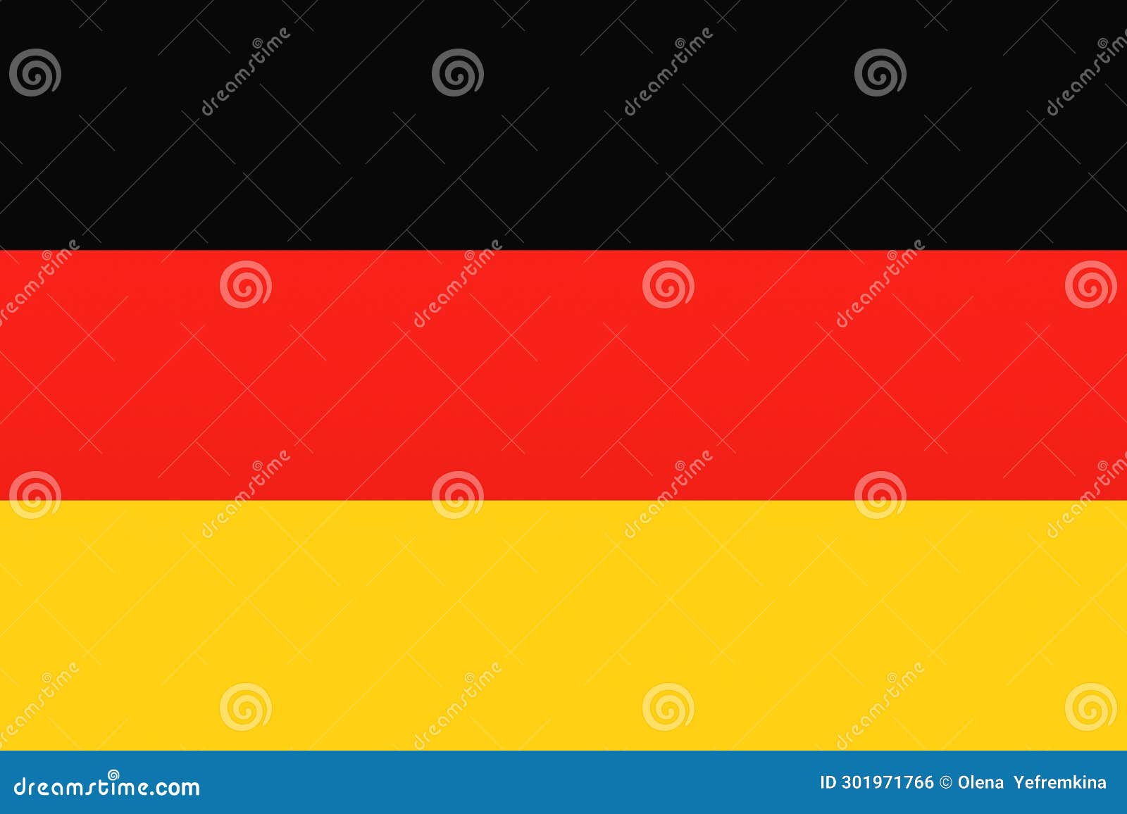 Classic Flag of Germany, Canvas, Icon, Emblem. Stock Illustration ...