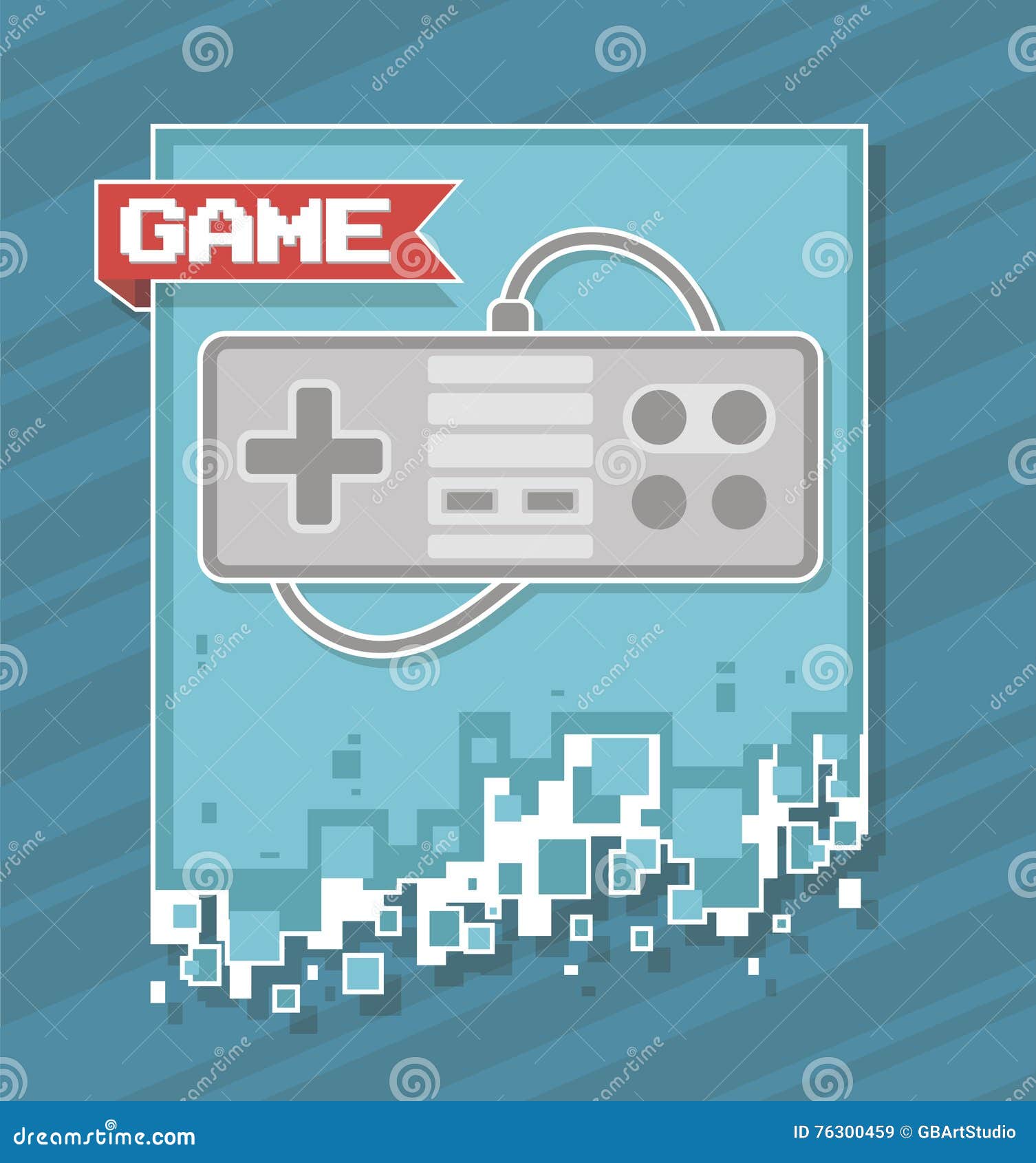 Joystick With Wire Like Heart And Greeting To Celebrate Gamer Day ...