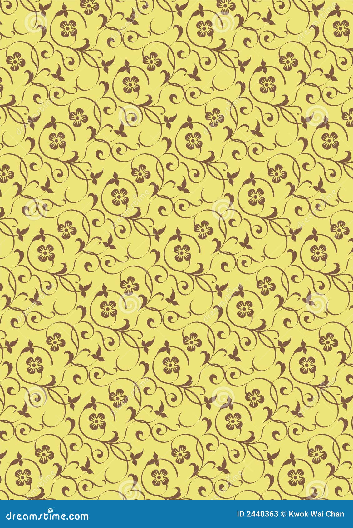 Classic Floral Pattern stock vector. Illustration of creative - 2440363