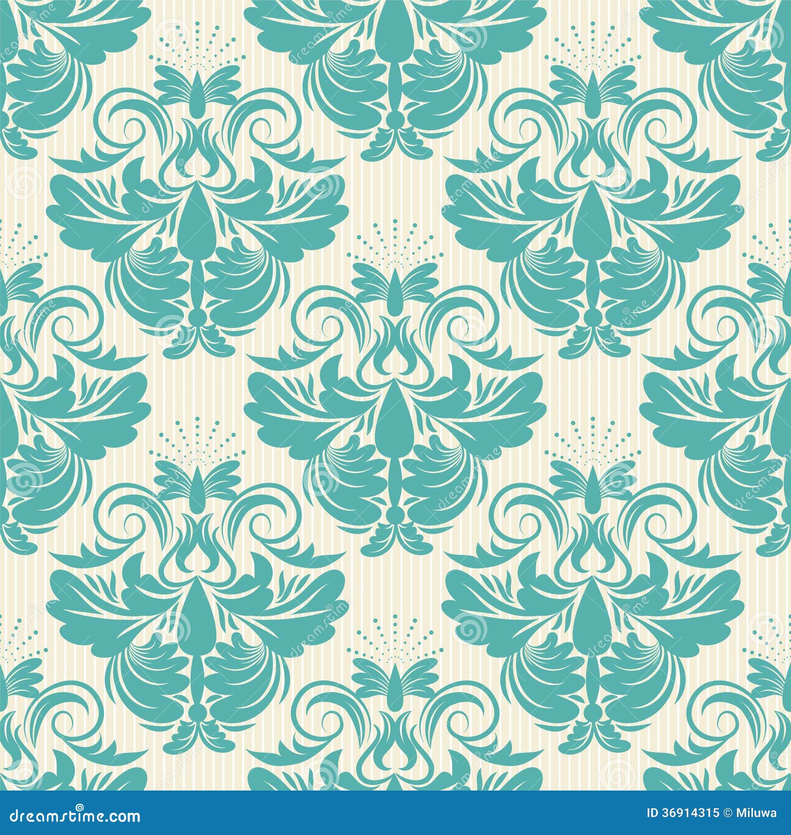 Classic floral pattern stock vector. Illustration of antique - 36914315