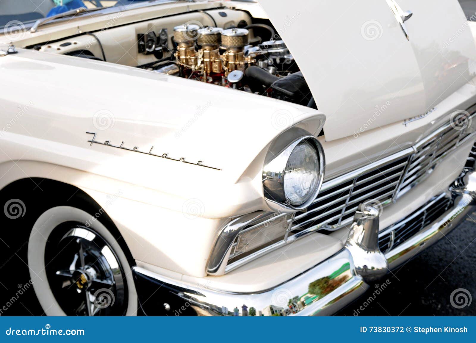 Classic Ford Fairlane Front End Editorial Photography - Image of travel ...