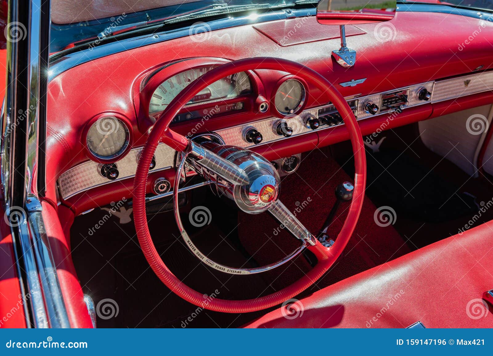 Ford Thunderbird interior editorial photo. Image of thunderbird - 159147196