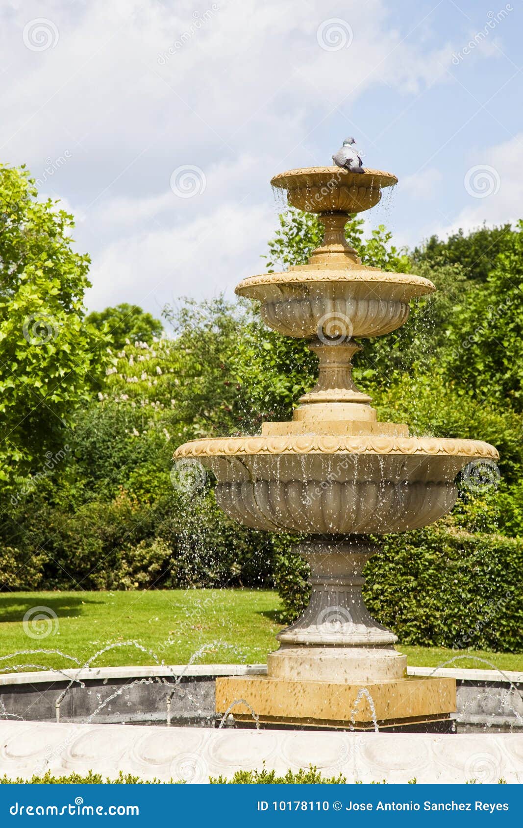 Classic fountain stock photo. Image of classic, fashioned - 10178110