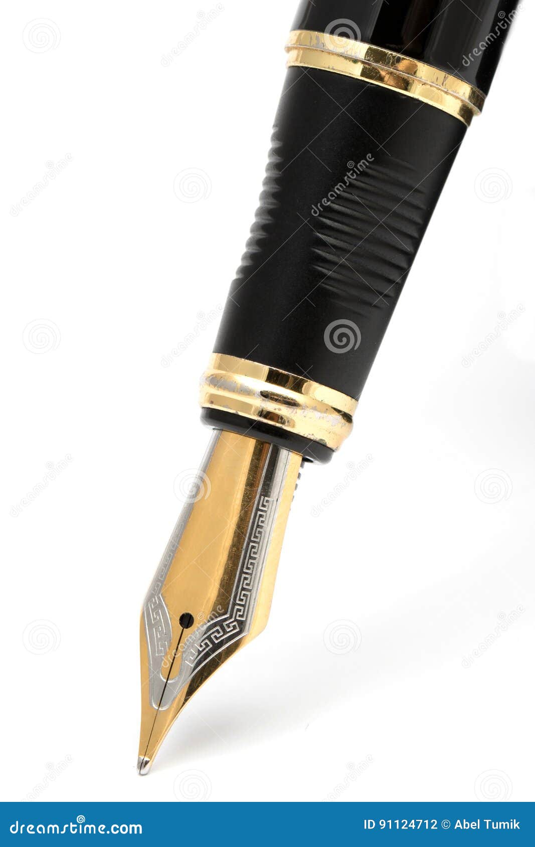 Classic Fountain Pen on Paper Stock Photo - Image of paper, write: 91124712