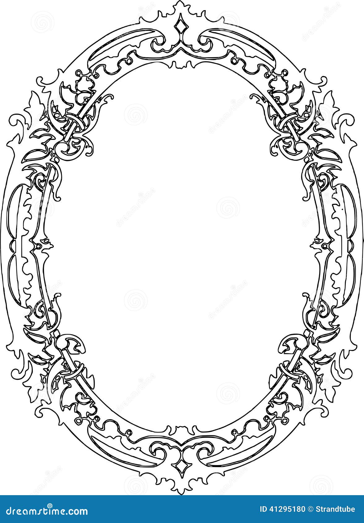 Classic Frame stock illustration. Illustration of label - 41295180