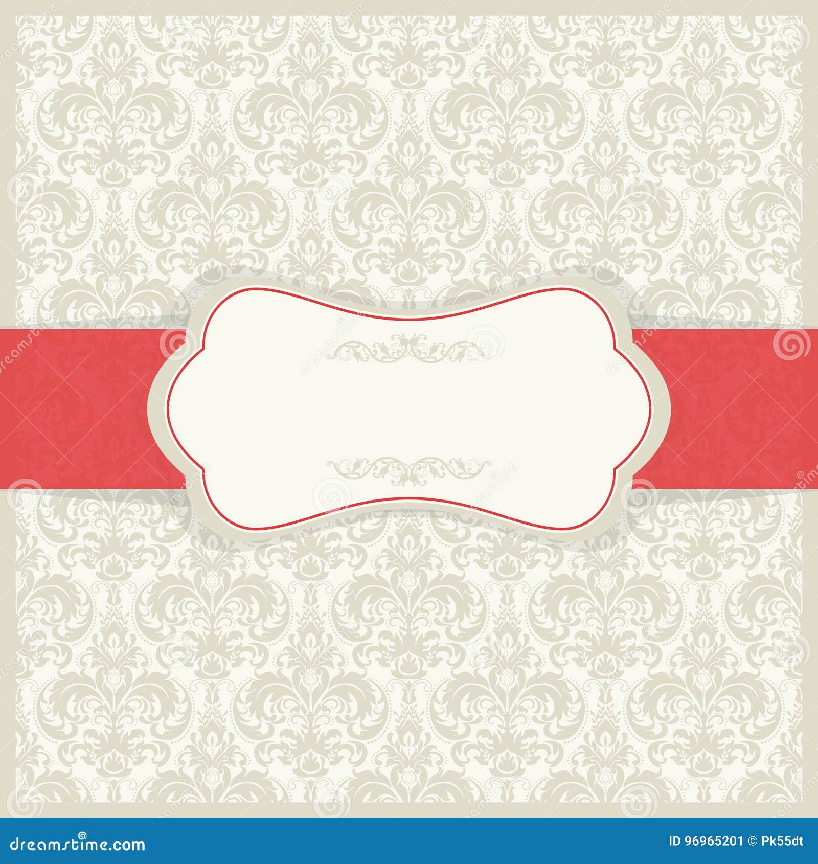 Classic frame template. stock vector. Illustration of abstract - 96965201