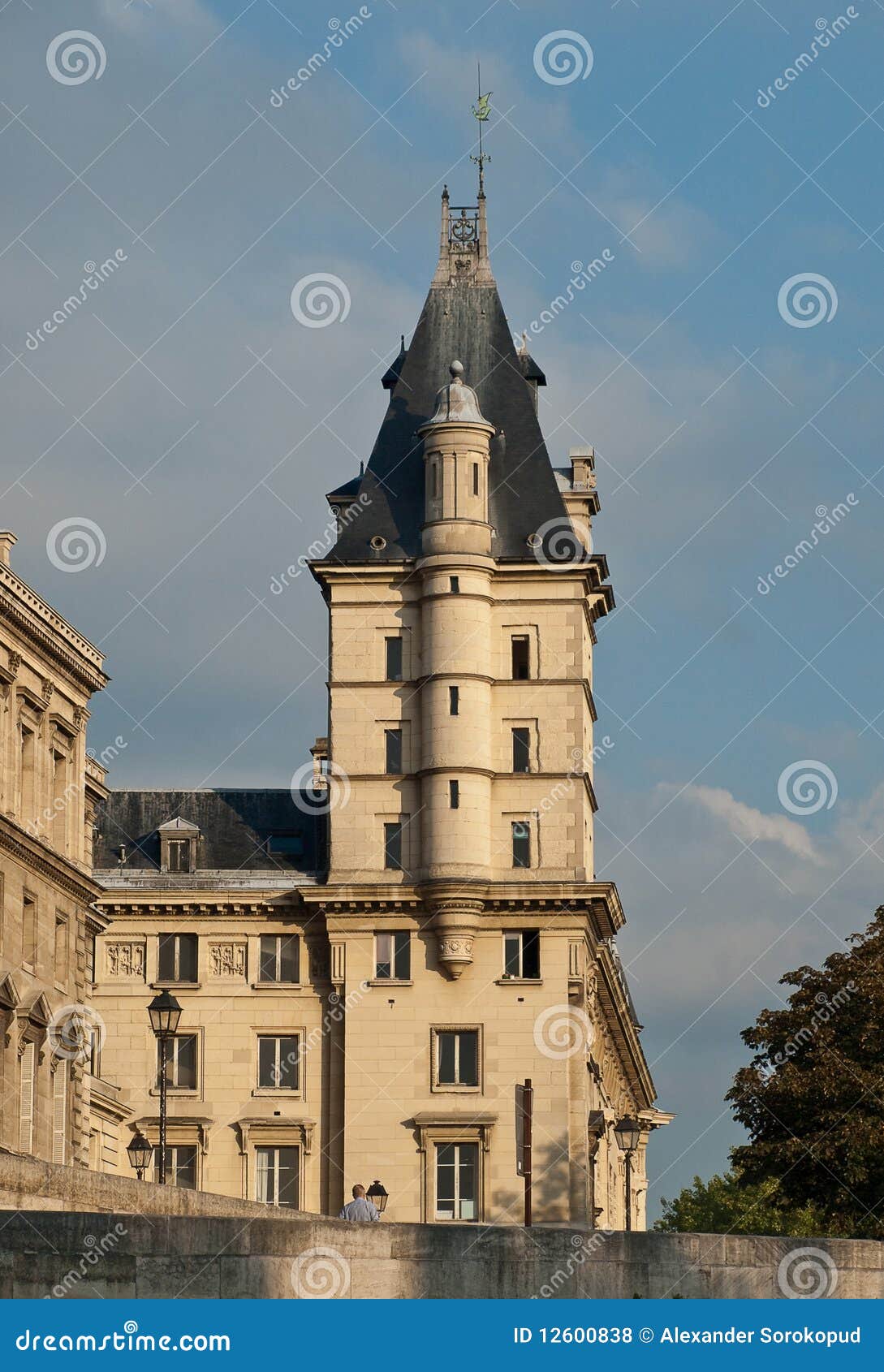 Classic French Castle in Paris. Stock Photo - Image of european ...