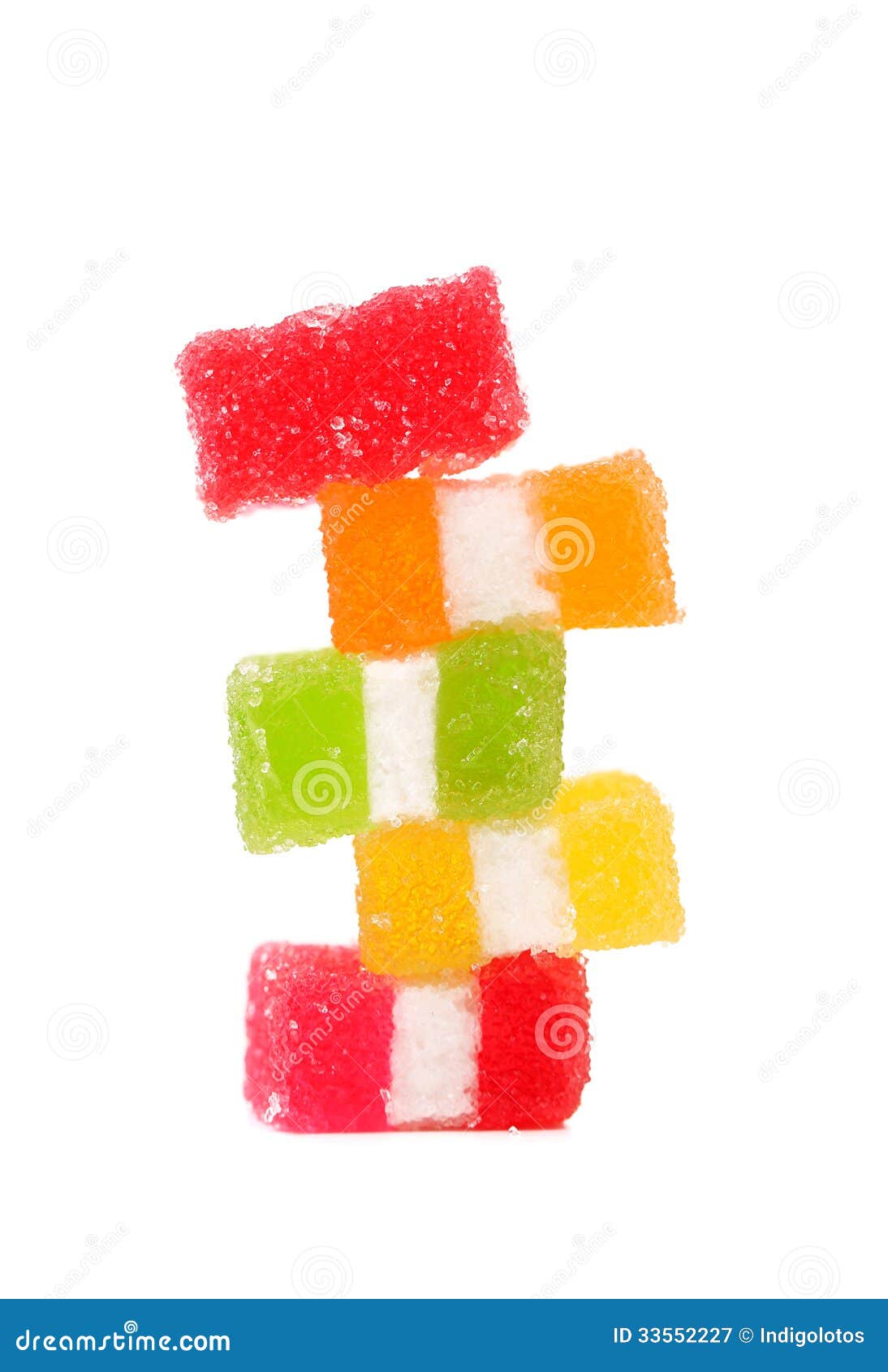 Classic Fruit Jelly. Close Up Stock Image - Image of dessert ...