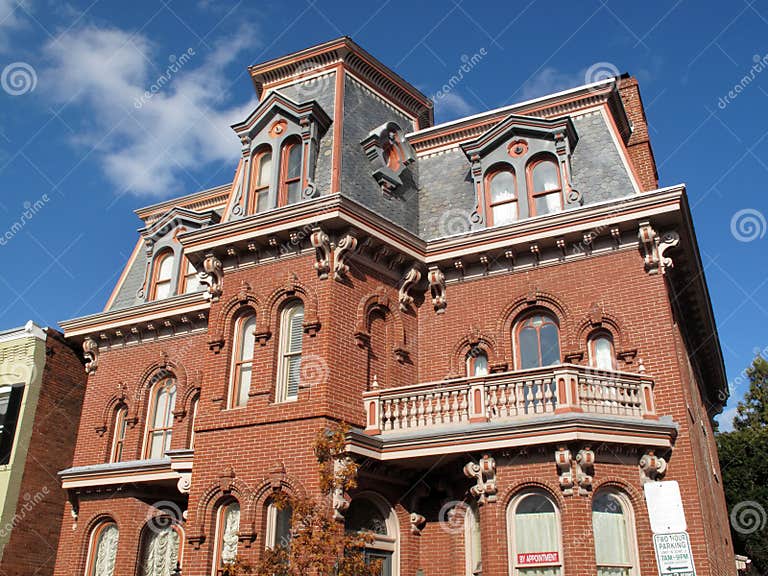 Classic Georgetown House stock image. Image of brick, georgetown - 7321583