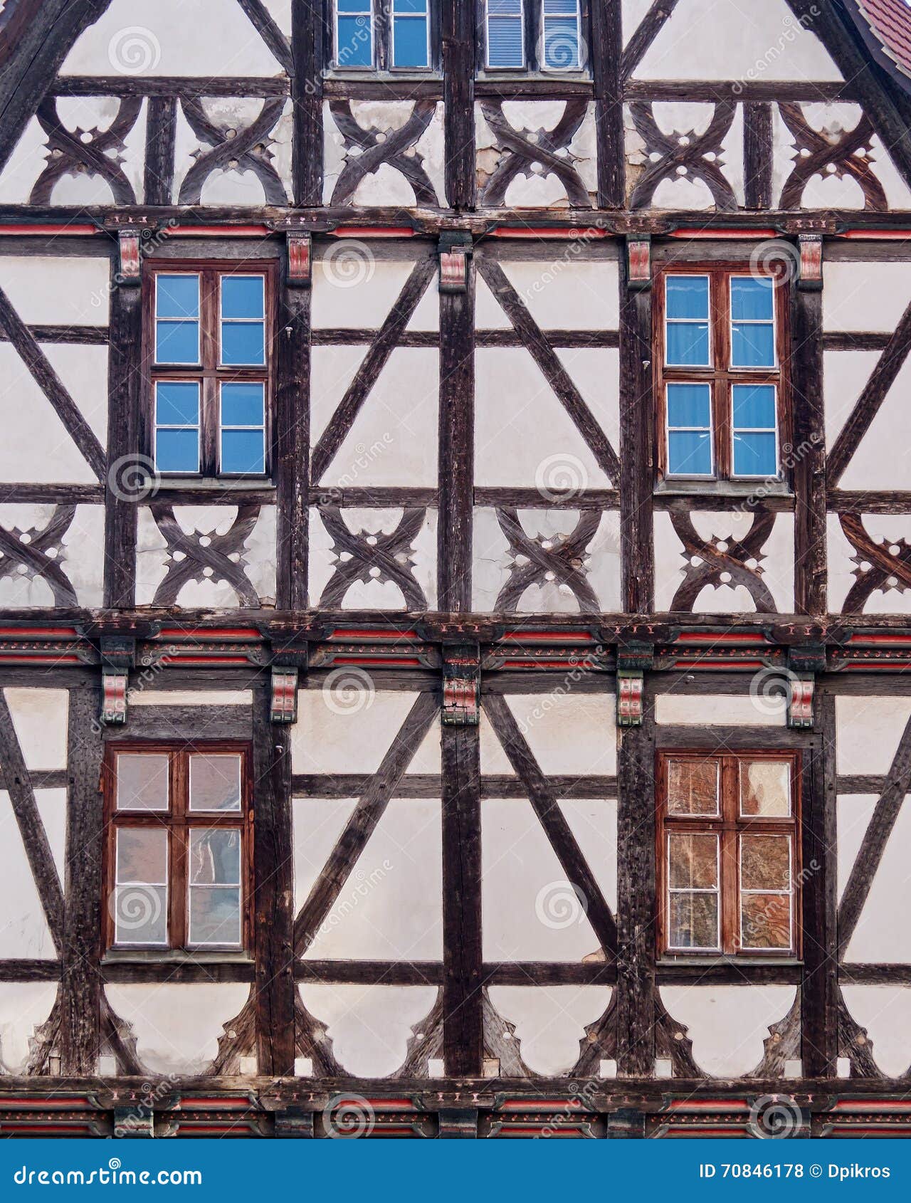 Classic German House Facade Stock Photo - Image of detail ...