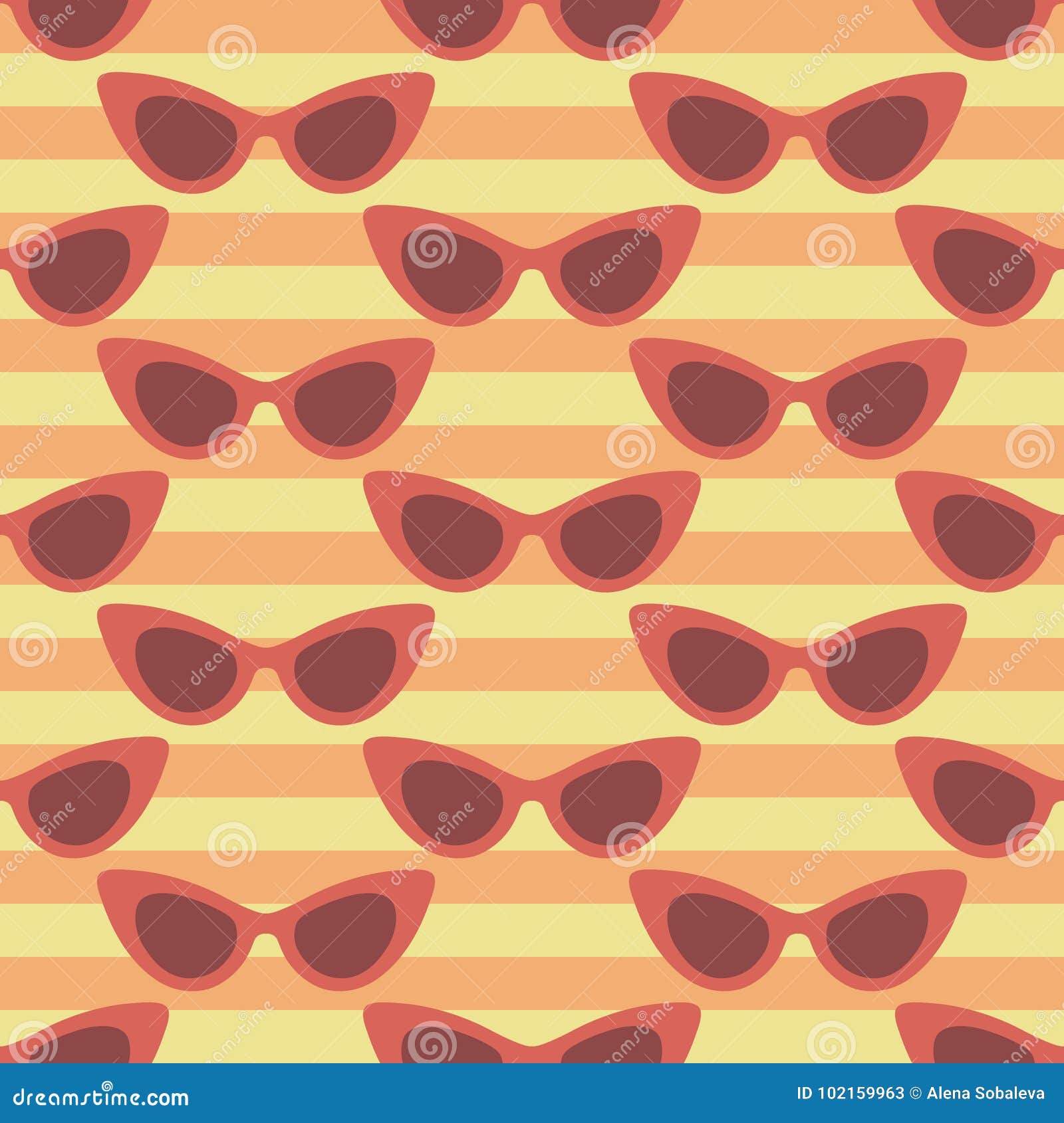 Classic glasses pattern stock vector. Illustration of colorful - 102159963